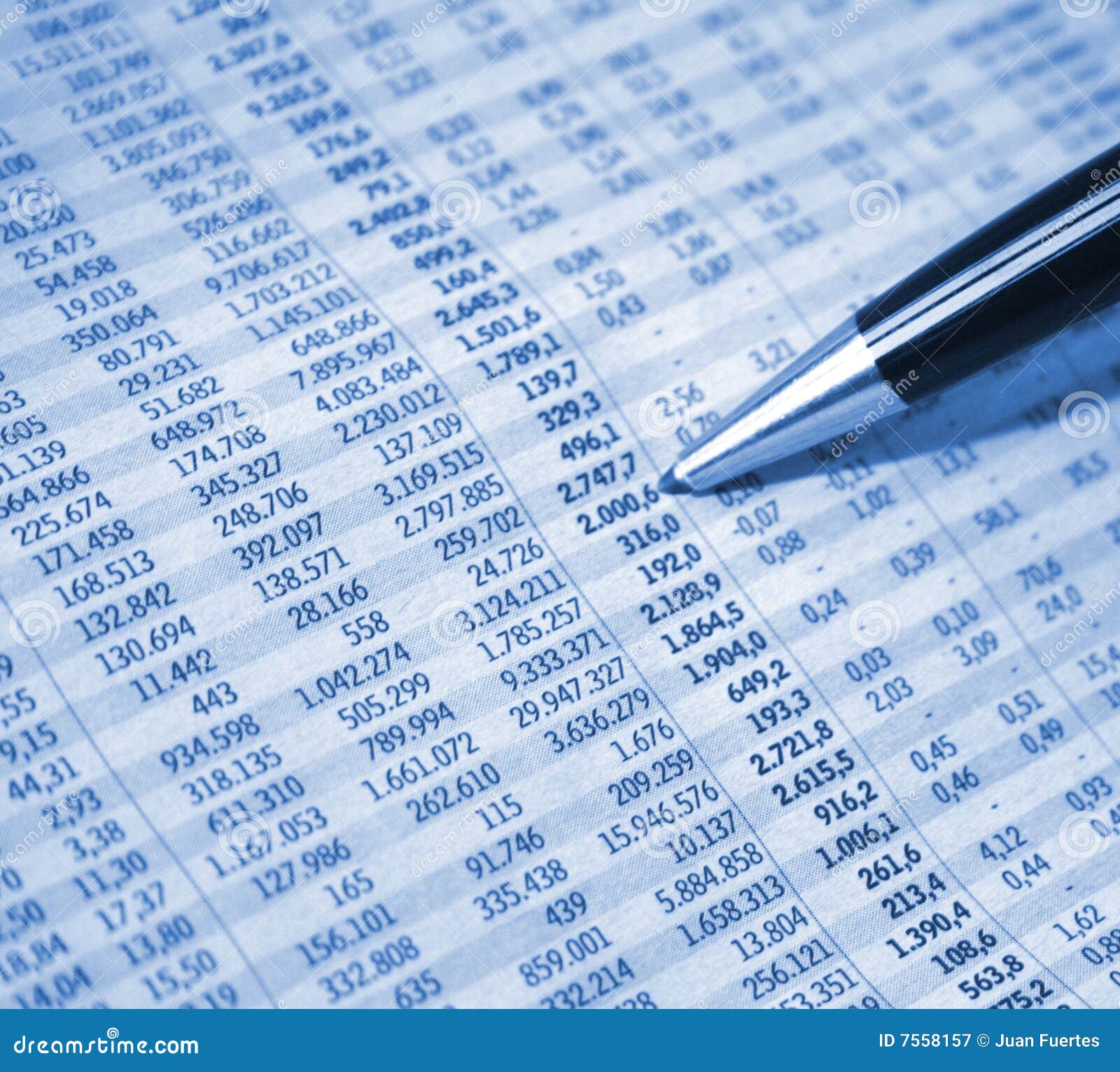 Financial report stock image. Image of finance, enterprise - 7558157