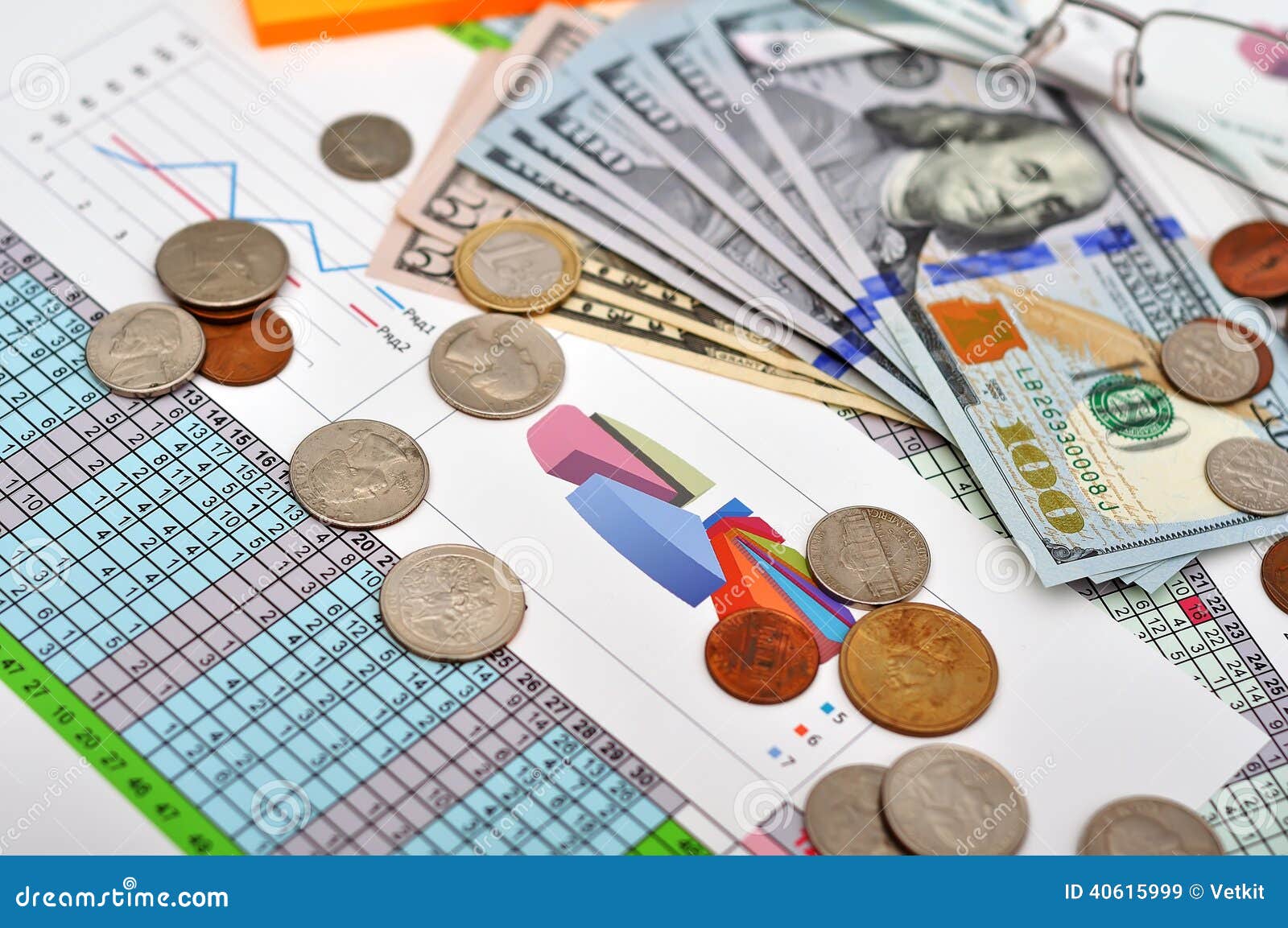 Financial report stock image. Image of financial, euro - 40615999