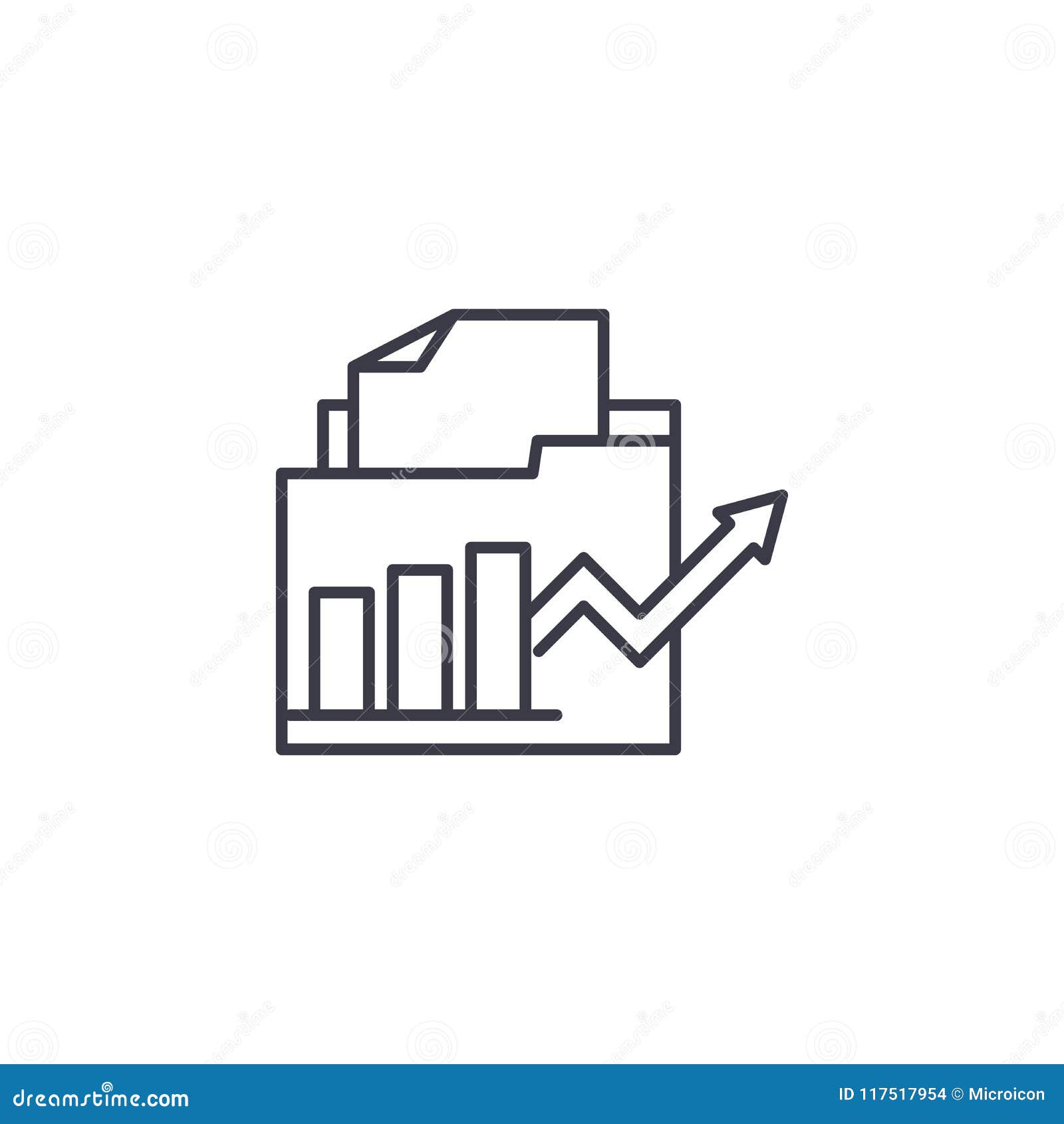 Financial Reports Linear Icon Concept. Financial Reports Line Vector ... Financial Reports Linear Icon Concept. Financial Reports Line Vector ...