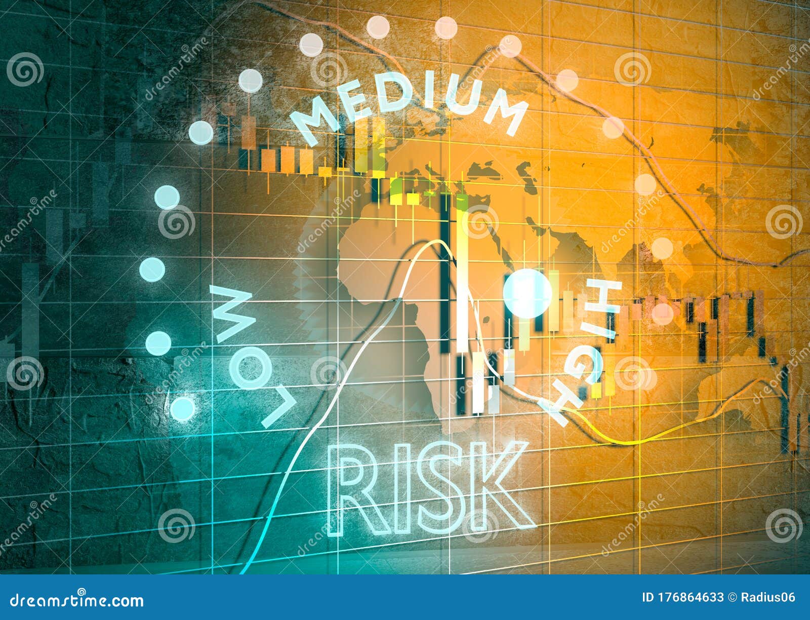 Financial risk concept stock illustration. Illustration of currency ...