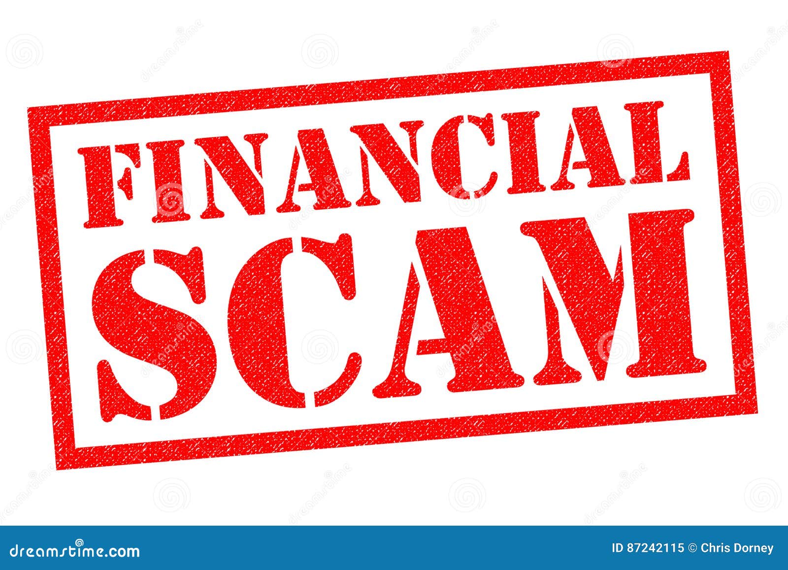 FINANCIAL SCAM stock illustration. Illustration of fraudulent - 87242115