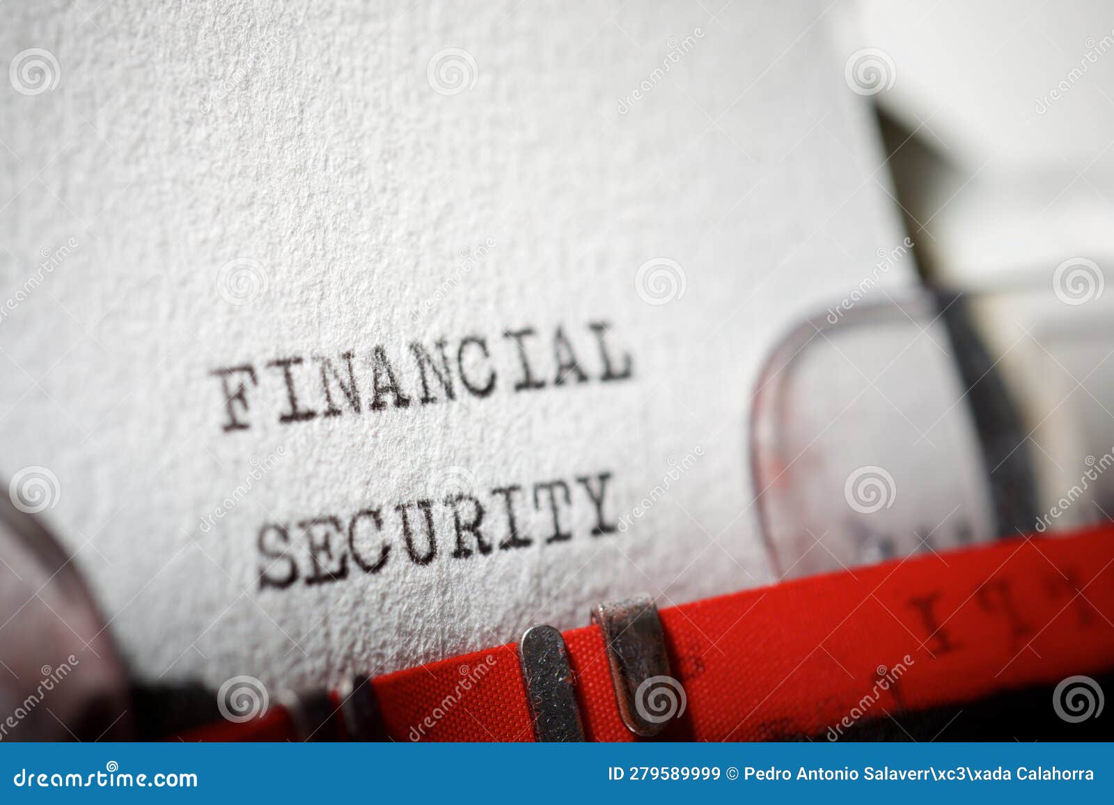 Financial security text stock image. Image of success - 279589999
