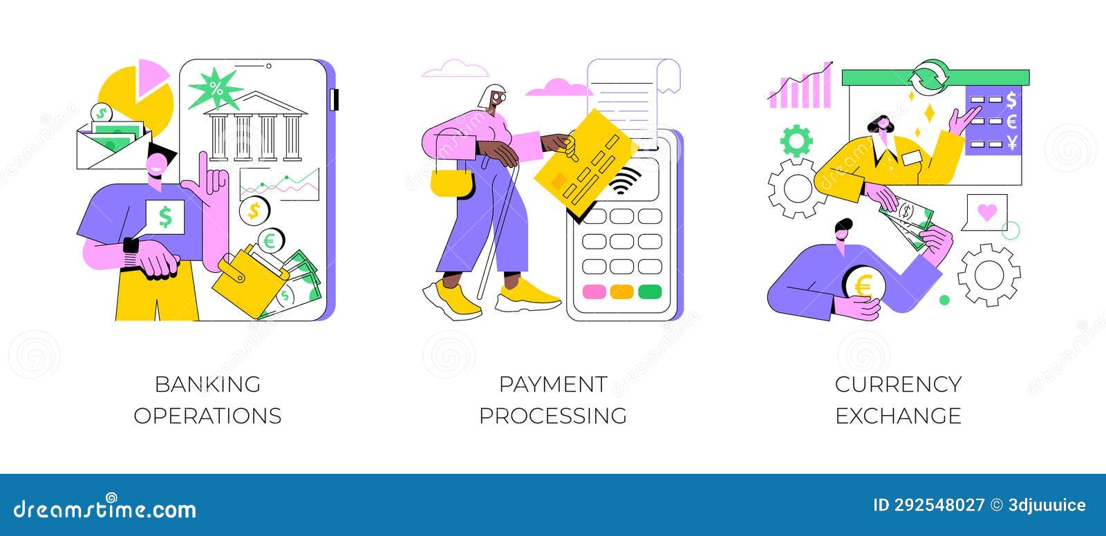 Financial Services Abstract Concept Vector Illustrations. Stock ...