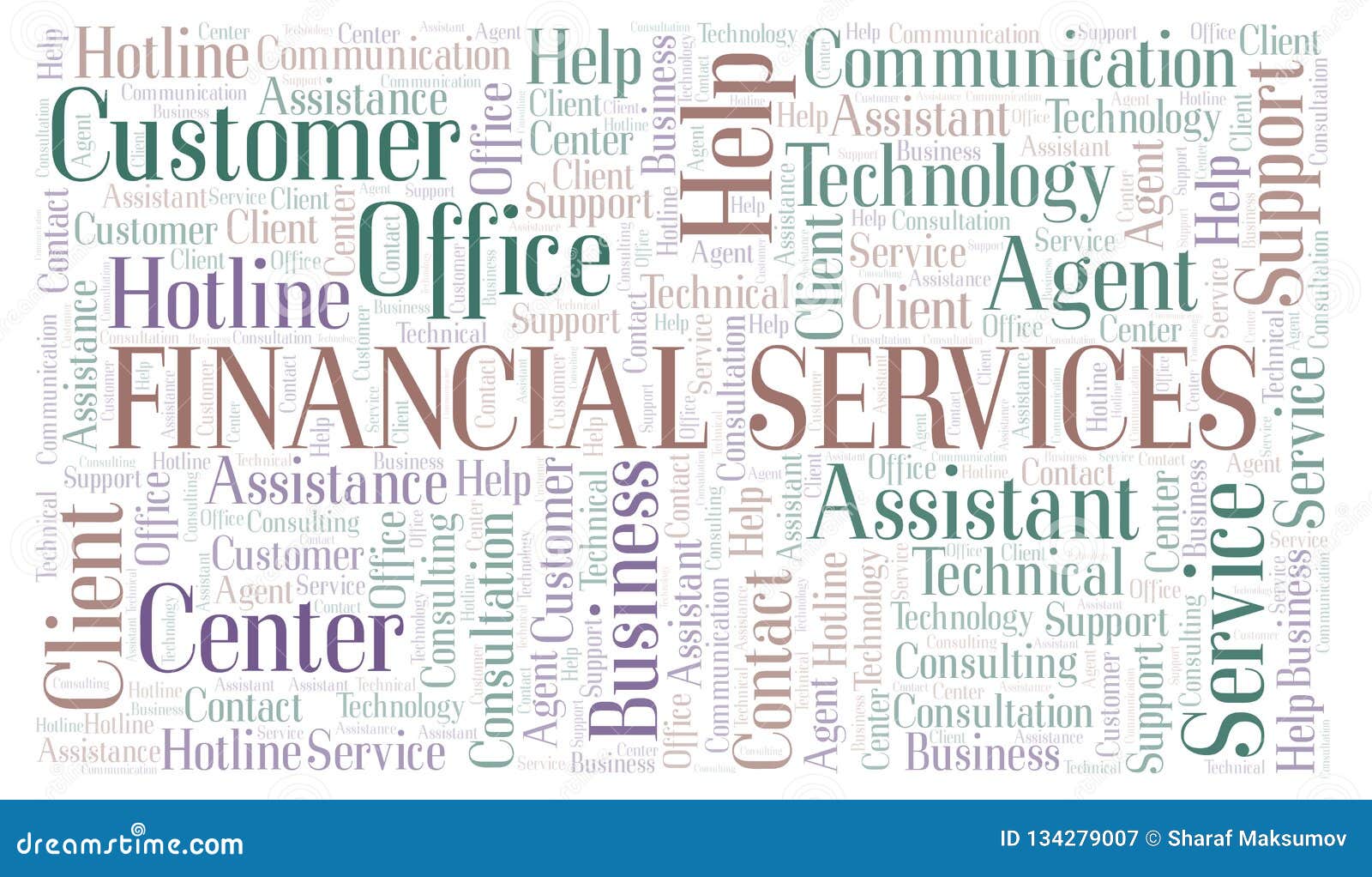 Financial Services Word Cloud Stock Illustration - Illustration of text ...
