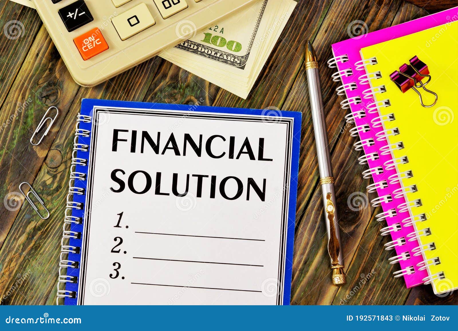 The Financial Solution is a Text Label in a Folder. the Effectiveness ...