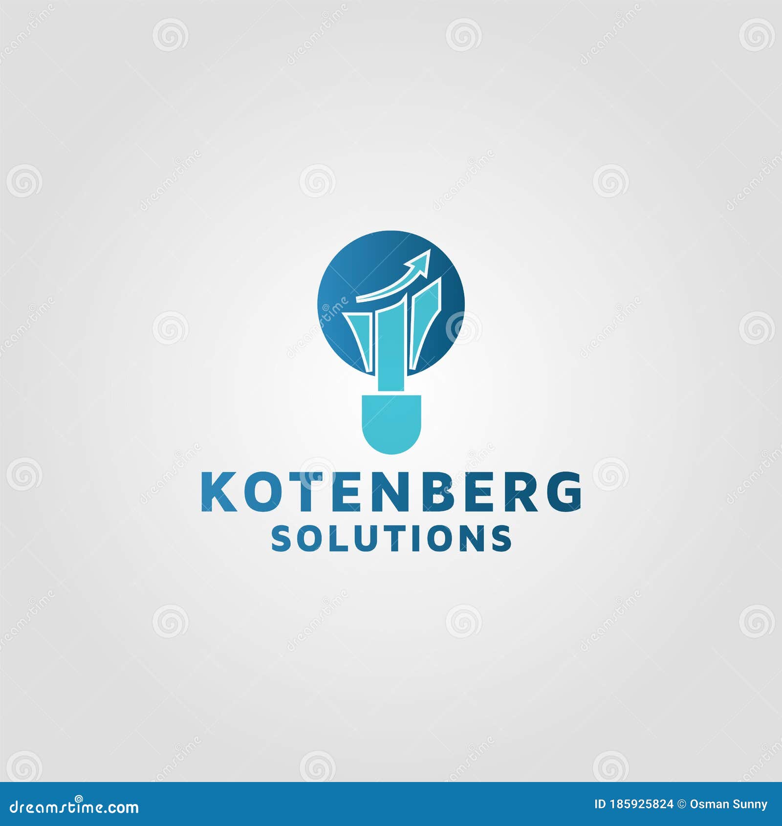 Financial Solutions Vector Logo Design Editorial Stock Image ...