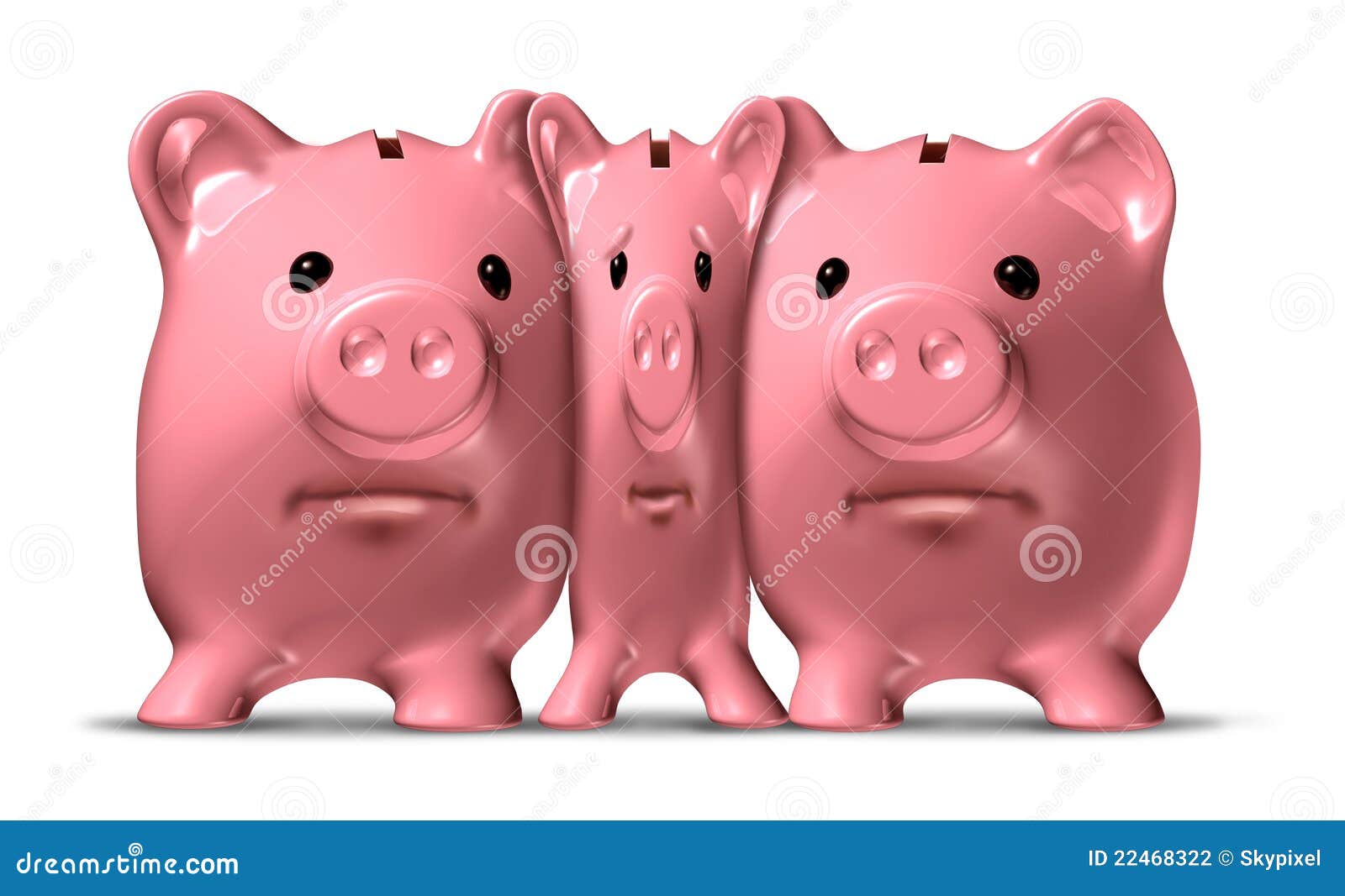 Financial Squeeze stock illustration. Illustration of physical - 22468322