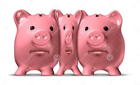 Financial Squeeze stock illustration. Illustration of physical - 22468322