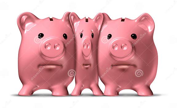 Financial Squeeze stock illustration. Illustration of physical - 22468322