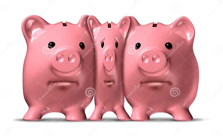 Financial Squeeze stock illustration. Illustration of physical - 22468322