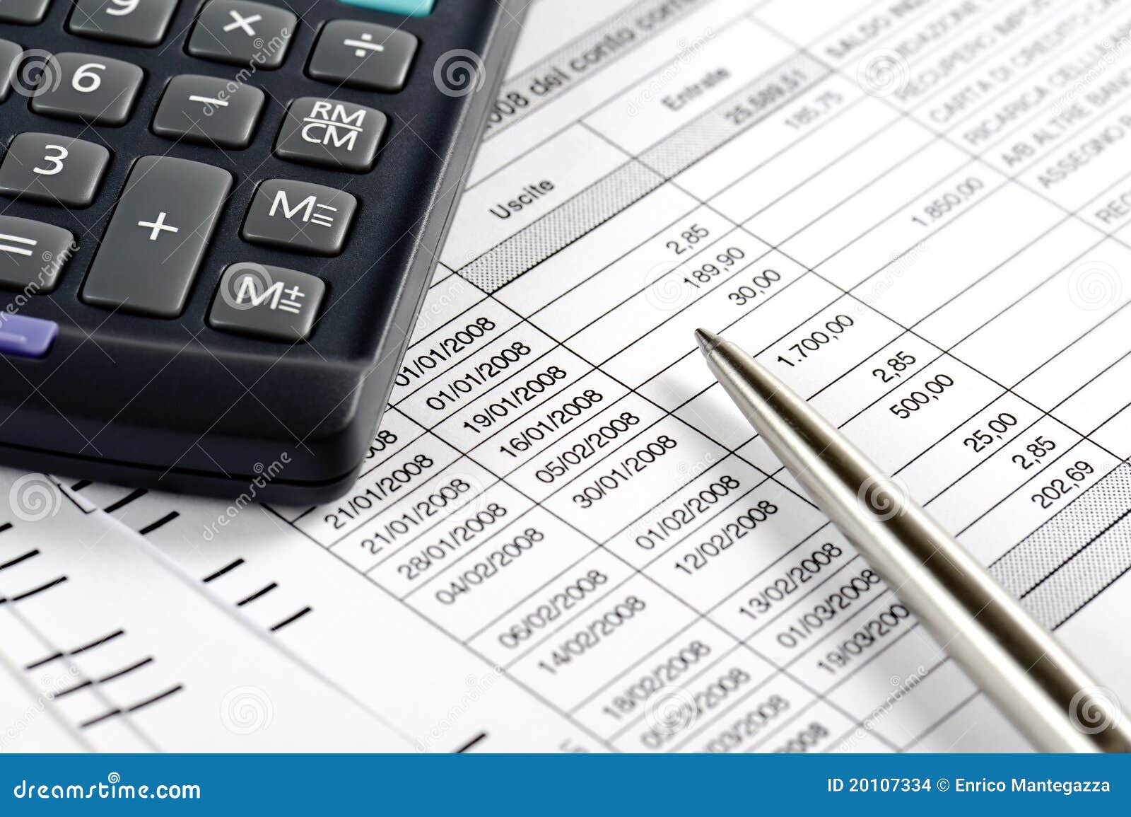 Financial statement stock photo. Image of statement, planning - 20107334