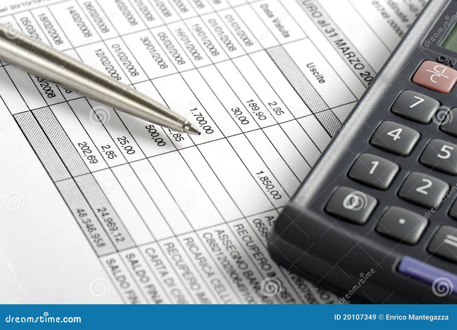 Financial statement stock image. Image of budget, finance - 20107349