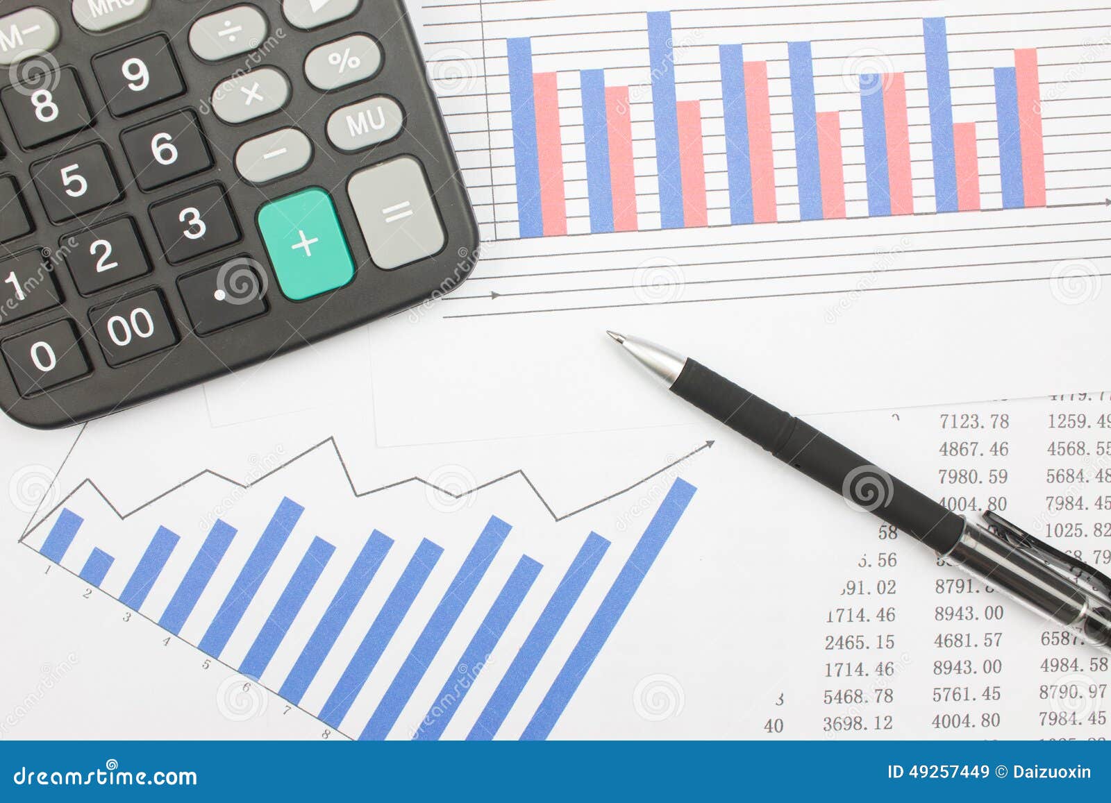 Financial statements stock image. Image of chart, annual - 49257449