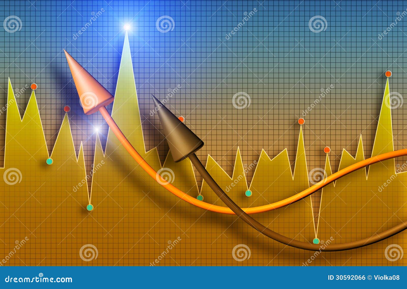 Financial Statistics Background Stock Illustration - Illustration of ...