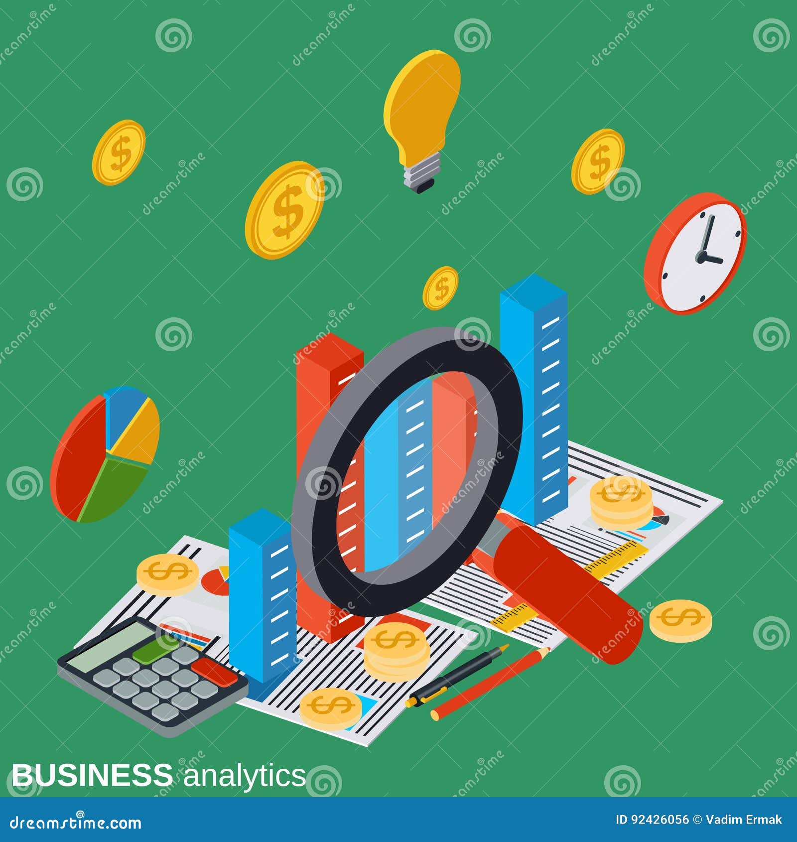 Financial Statistics, Business Analytics, Market Trends Analysis Stock ...