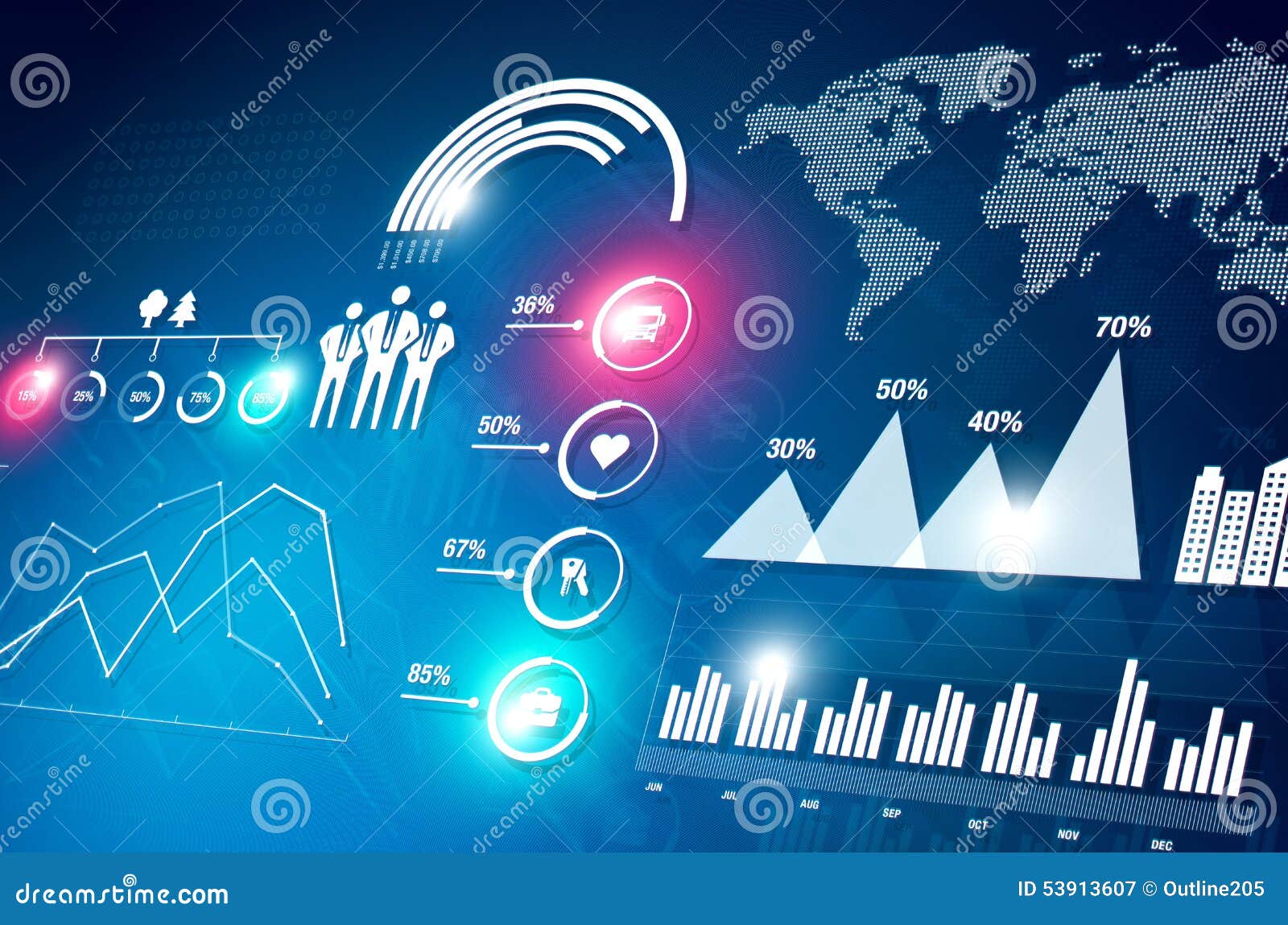Financial Statistics stock illustration. Illustration of blue - 53913607