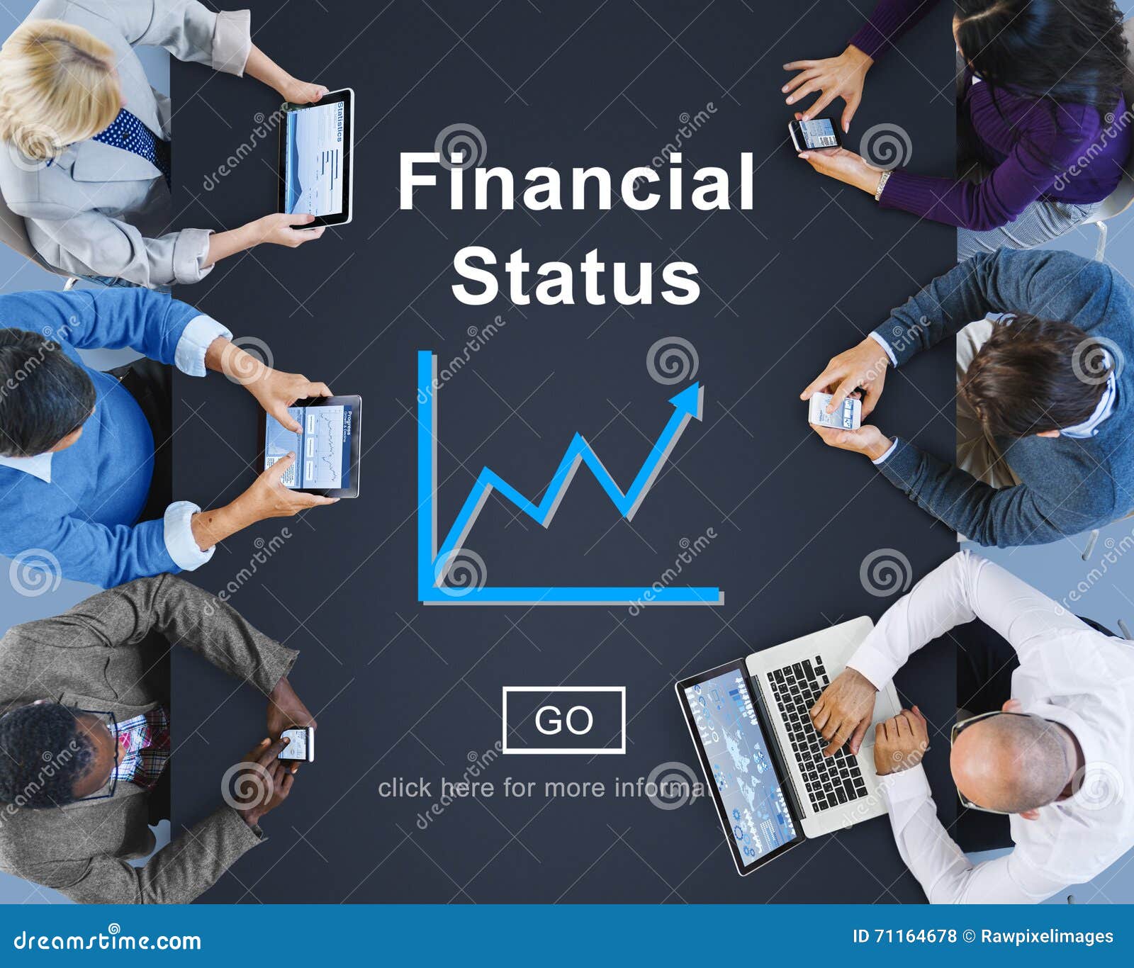 Financial Status Money Cash Growth Analysis Concept Stock Photo - Image ...