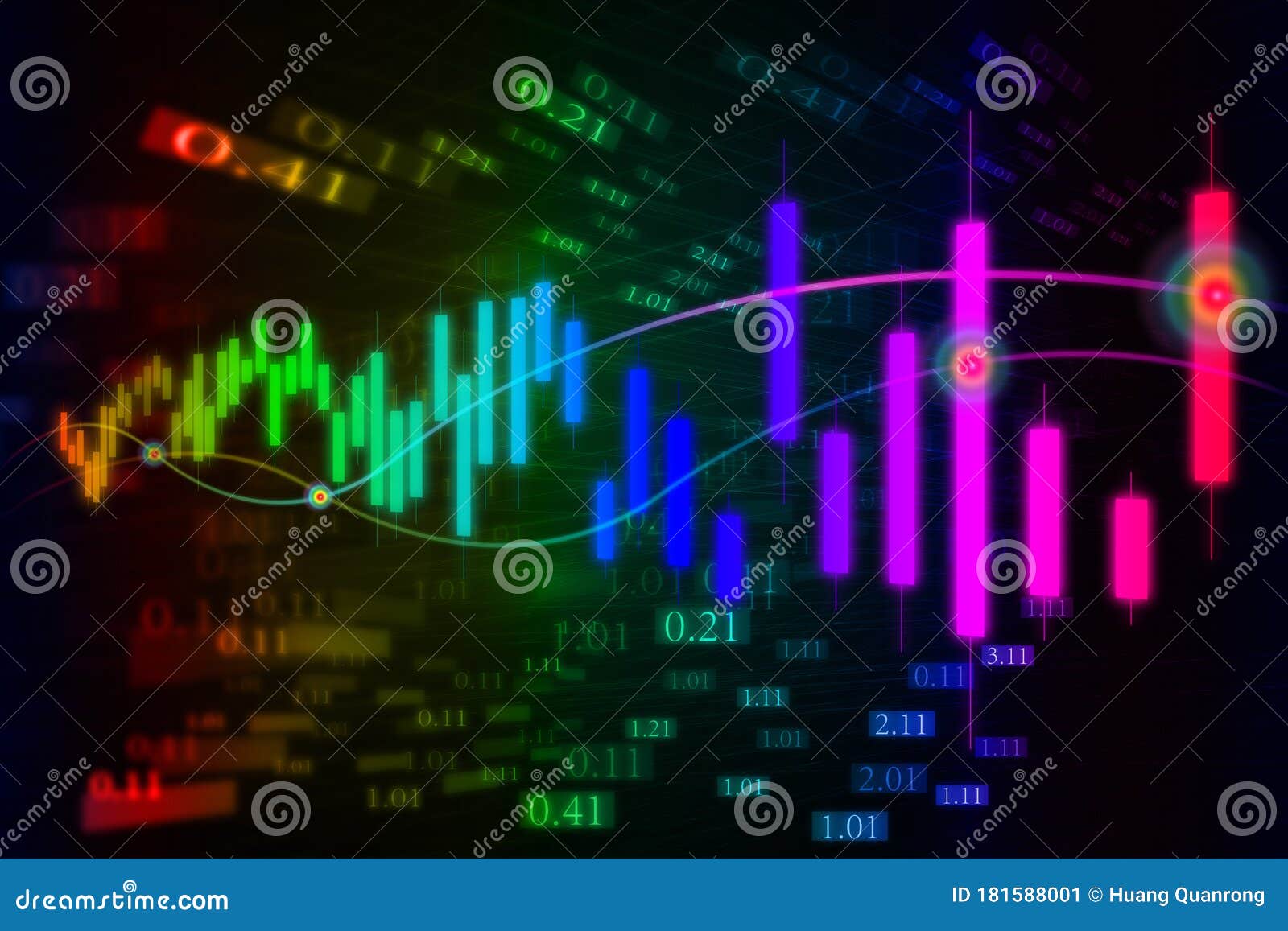 Financial Stock Market Chart Technical Abstract Background Stock Image ...