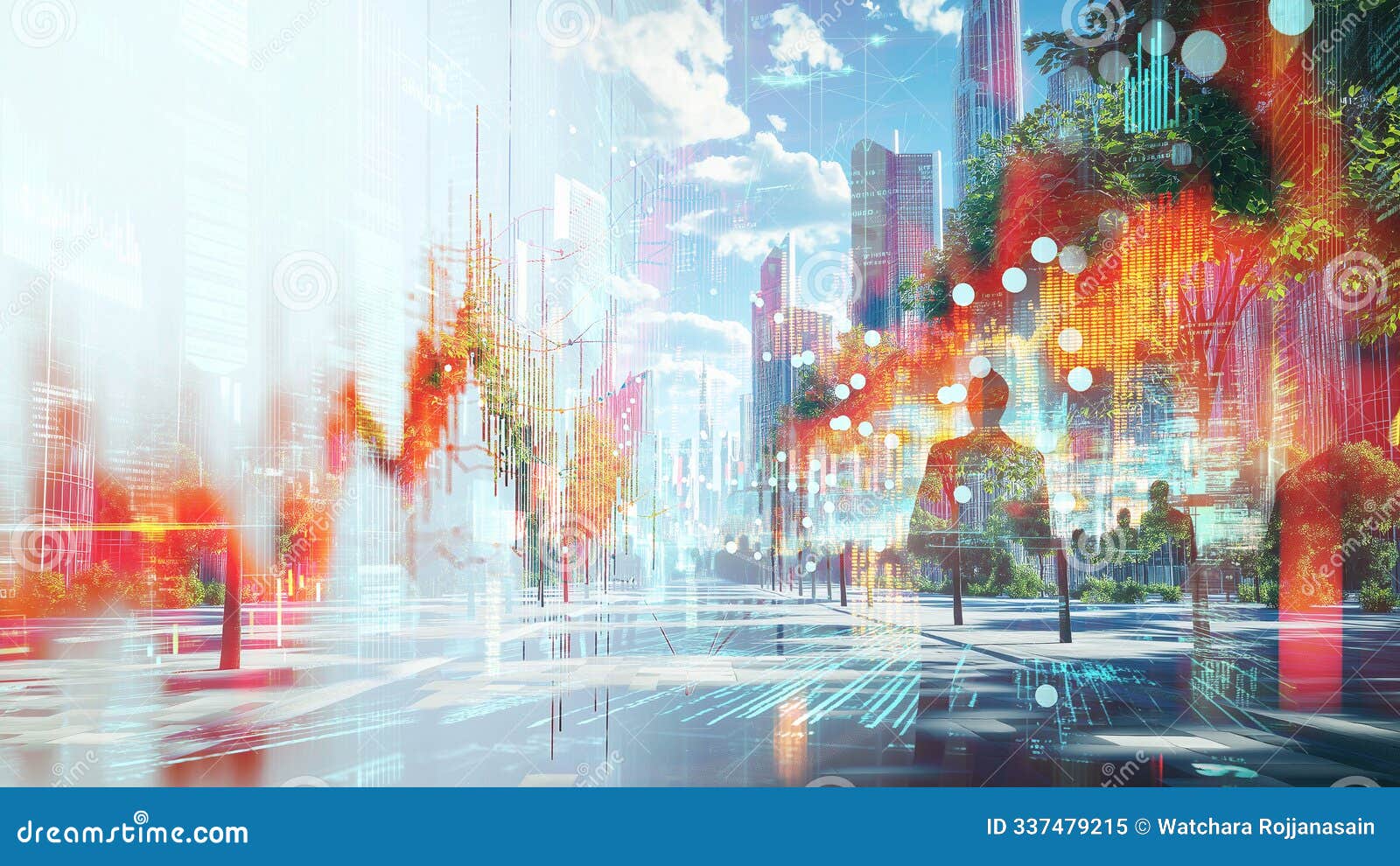 Financial Stock Market Visualization with Global Recession Indicator ...