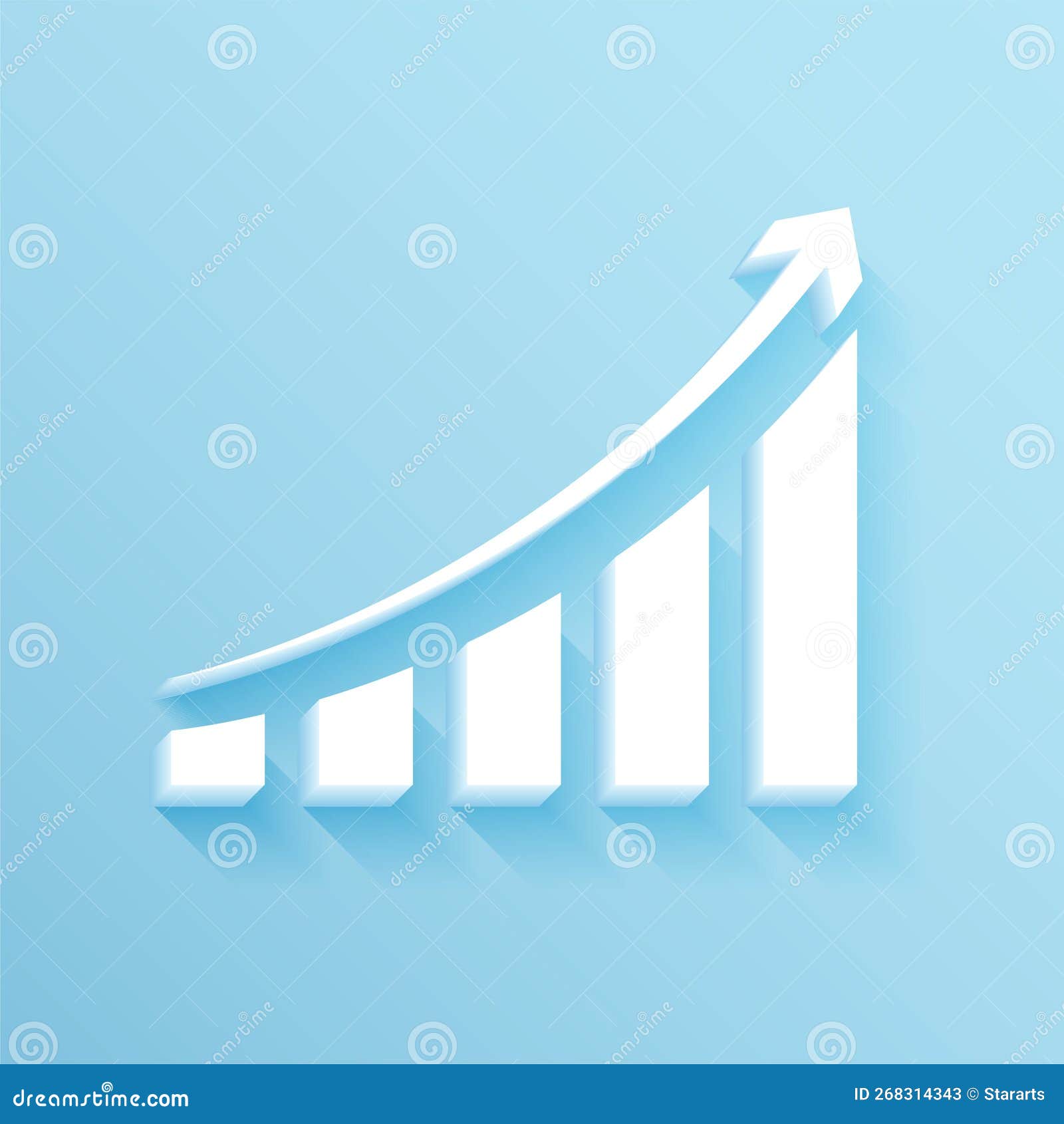 Financial Stock Trading Background with Growth Chart Diagram Stock ...