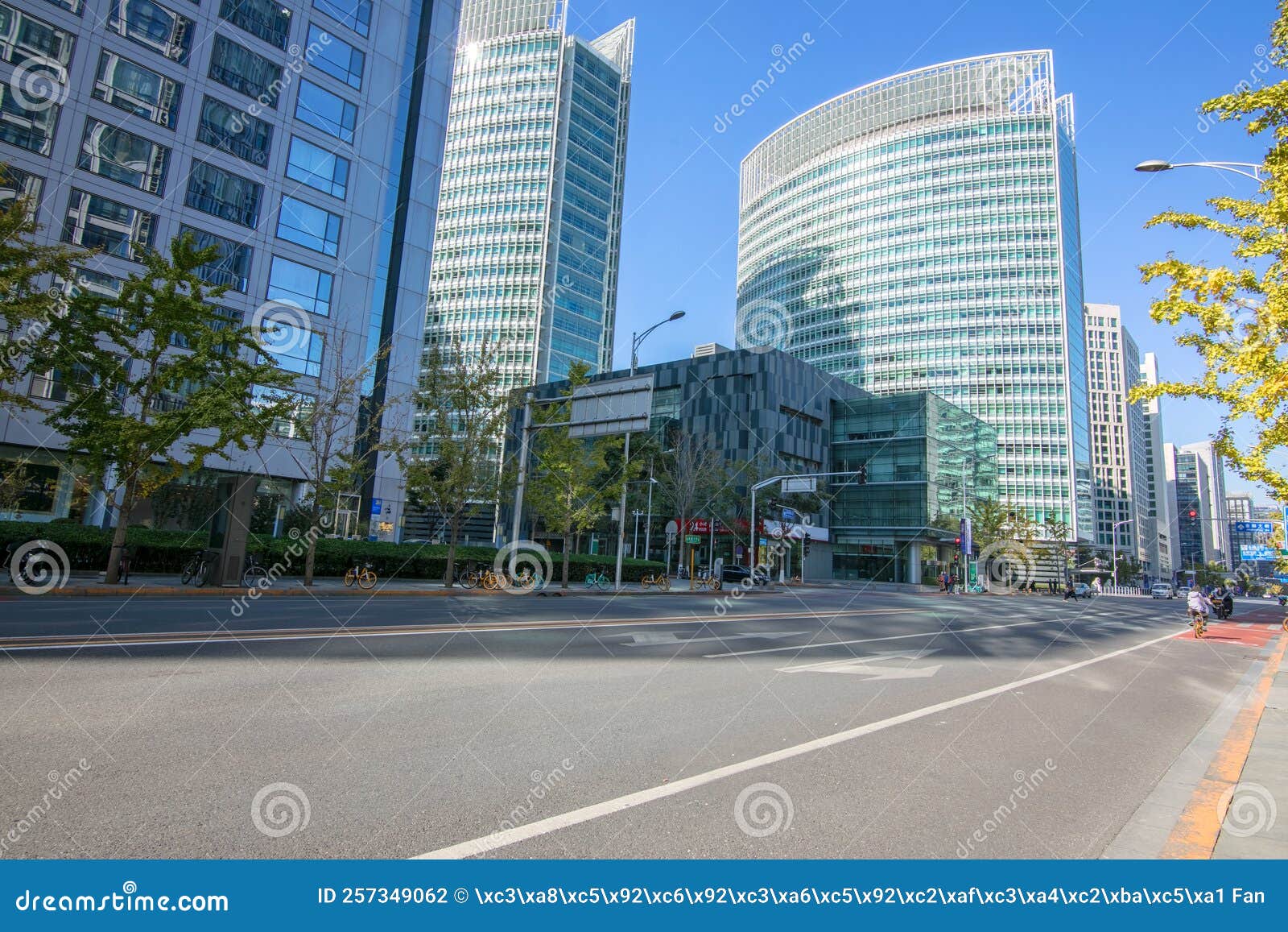 Financial Street, Xicheng District, Beijing Stock Photo - Image of ...