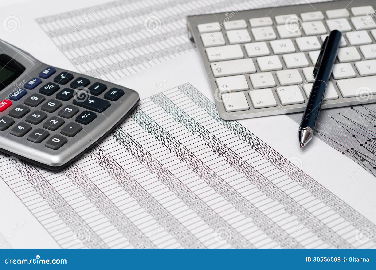 Financial study stock photo. Image of investment, list - 30556008