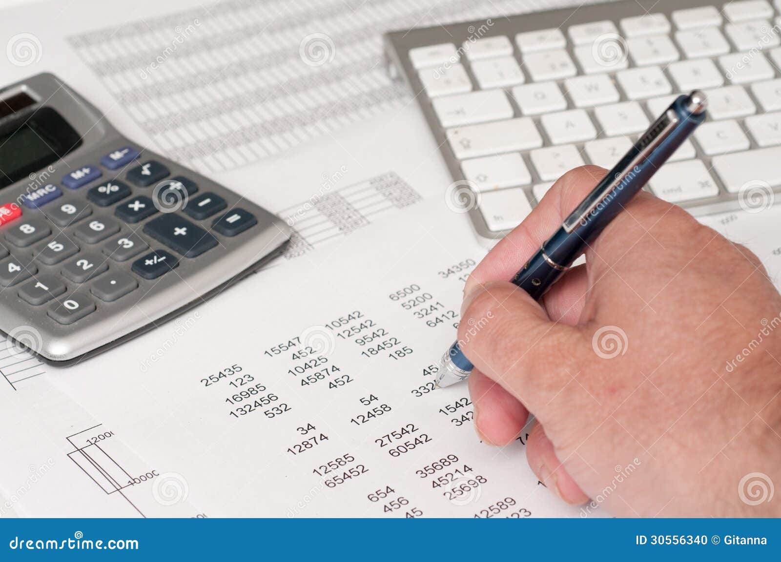 Financial study stock photo. Image of education, chart - 30556340