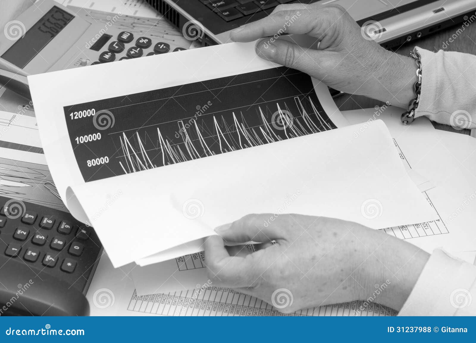 Financial study stock photo. Image of earnings, paper - 31237988