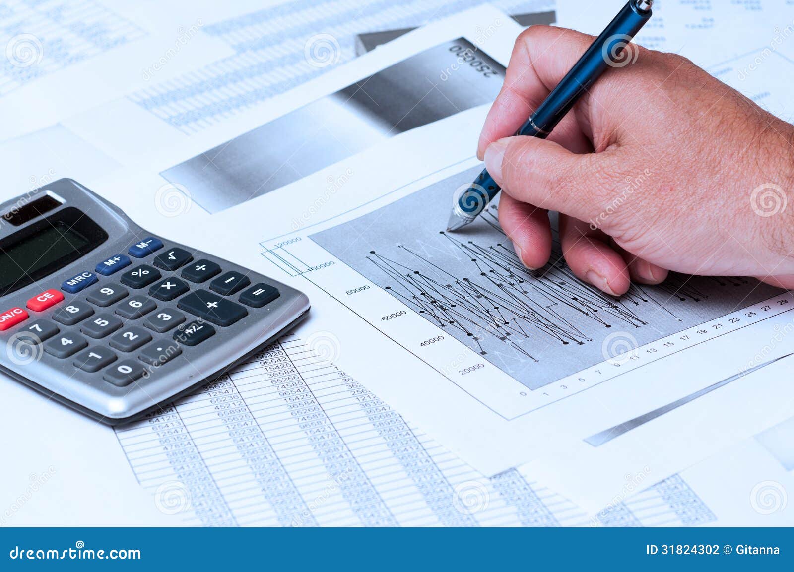 Financial study stock photo. Image of paper, investment - 31824302