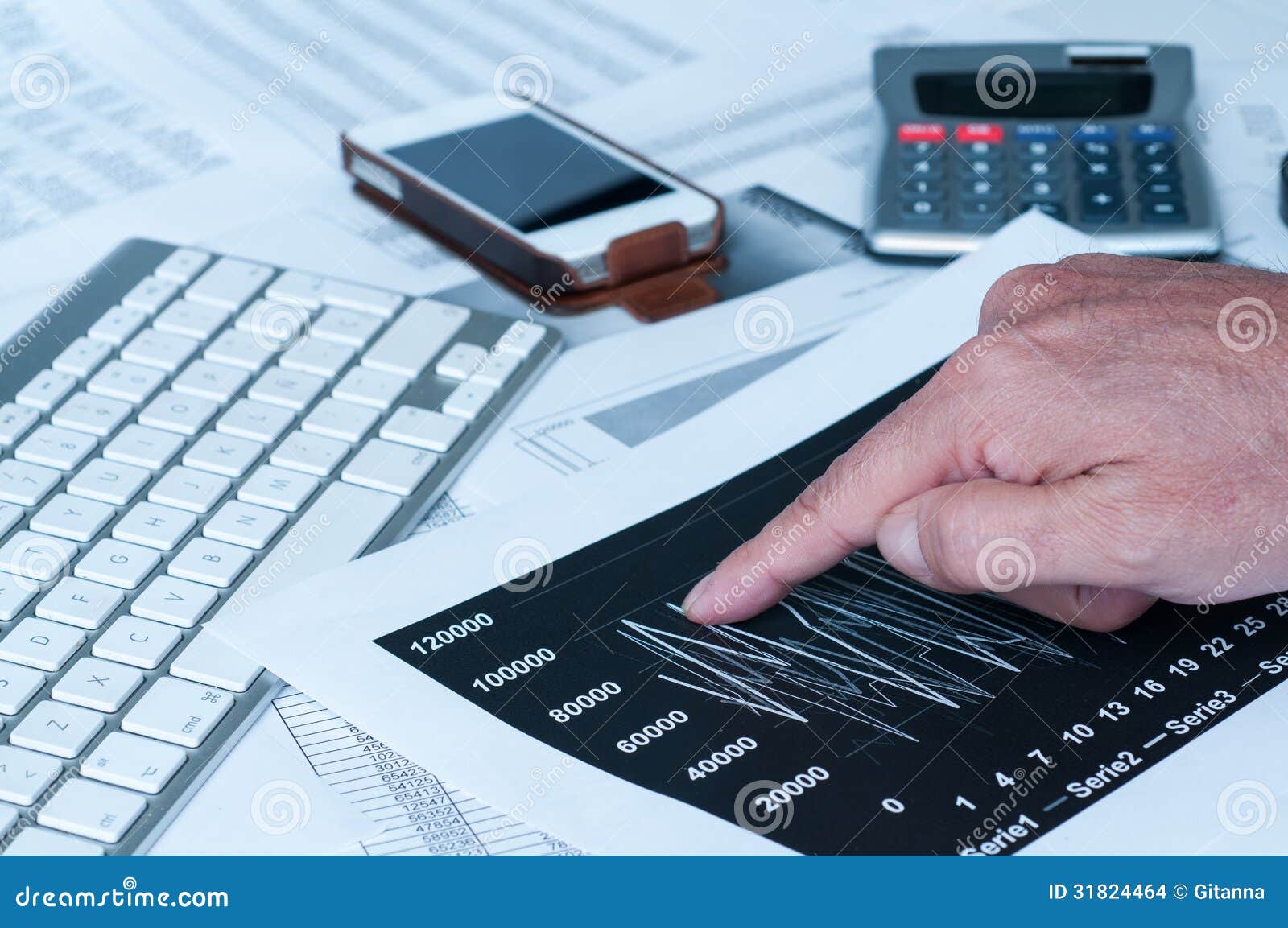 Financial study stock photo. Image of calculator, financial - 31824464
