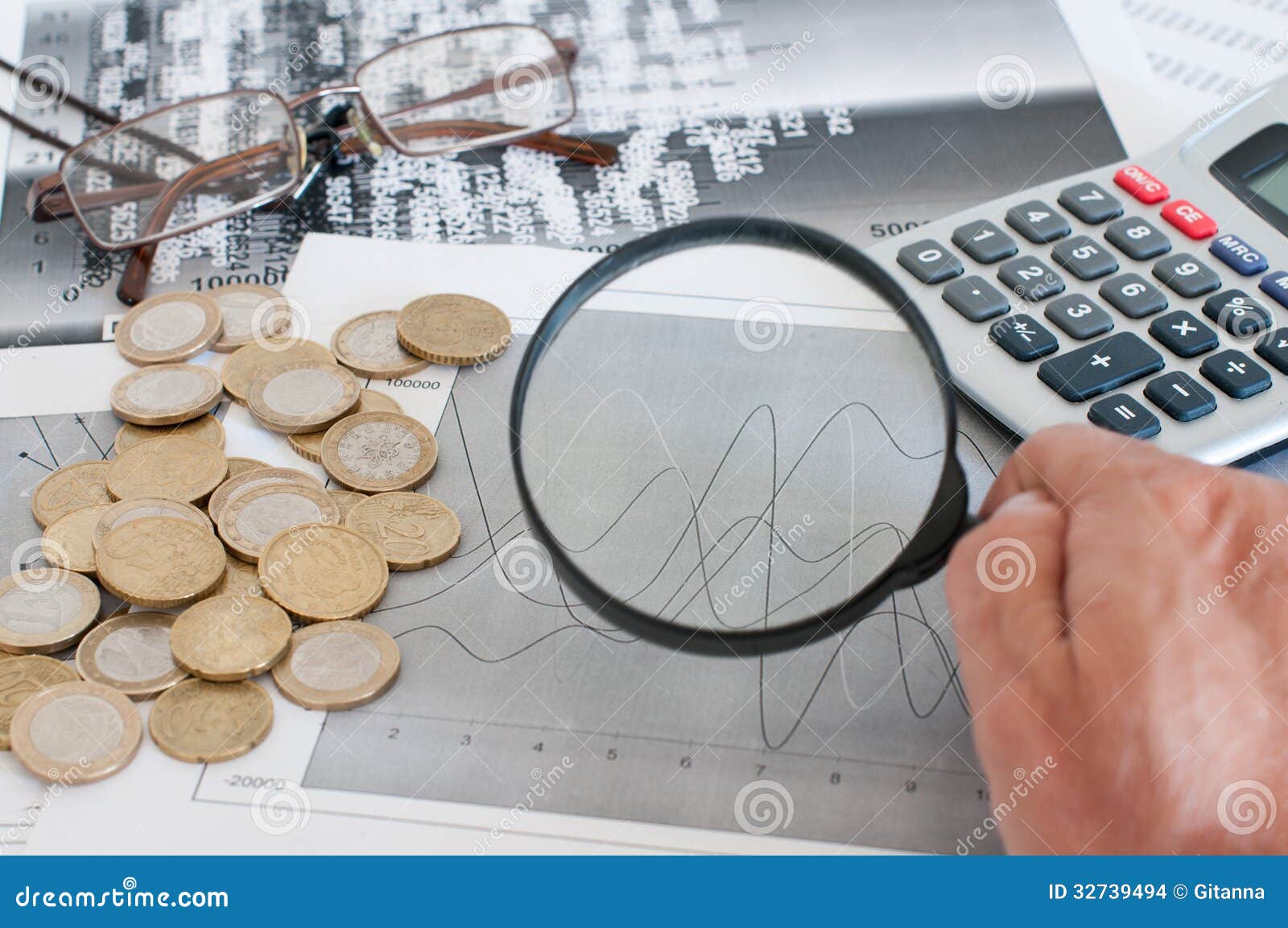Financial study stock photo. Image of earnings, account - 32739494