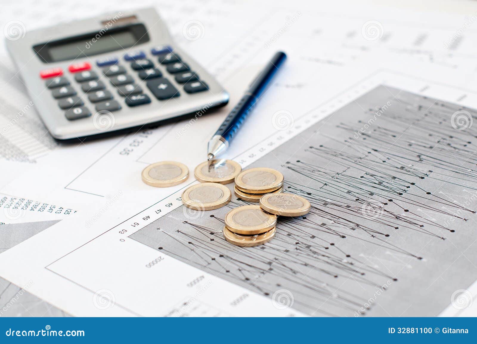 Financial study stock photo. Image of economic, concepts - 32881100