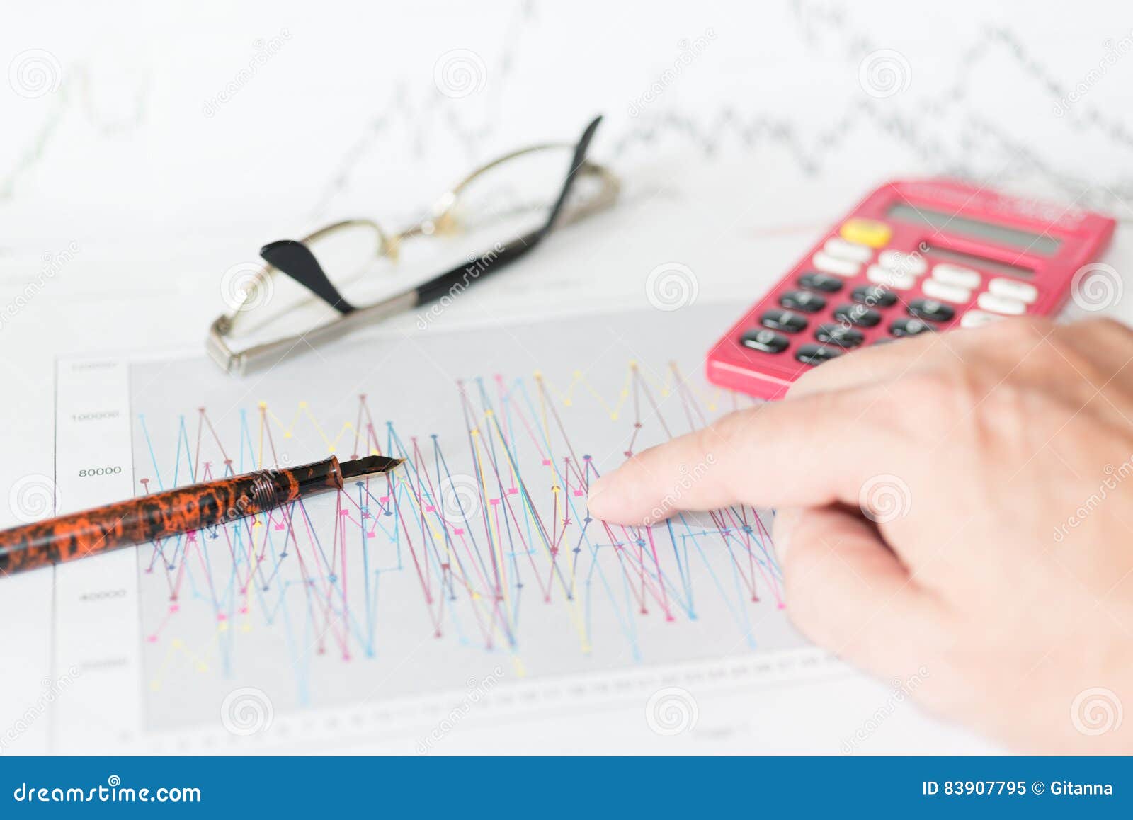 Financial study stock image. Image of earnings, bank - 83907795