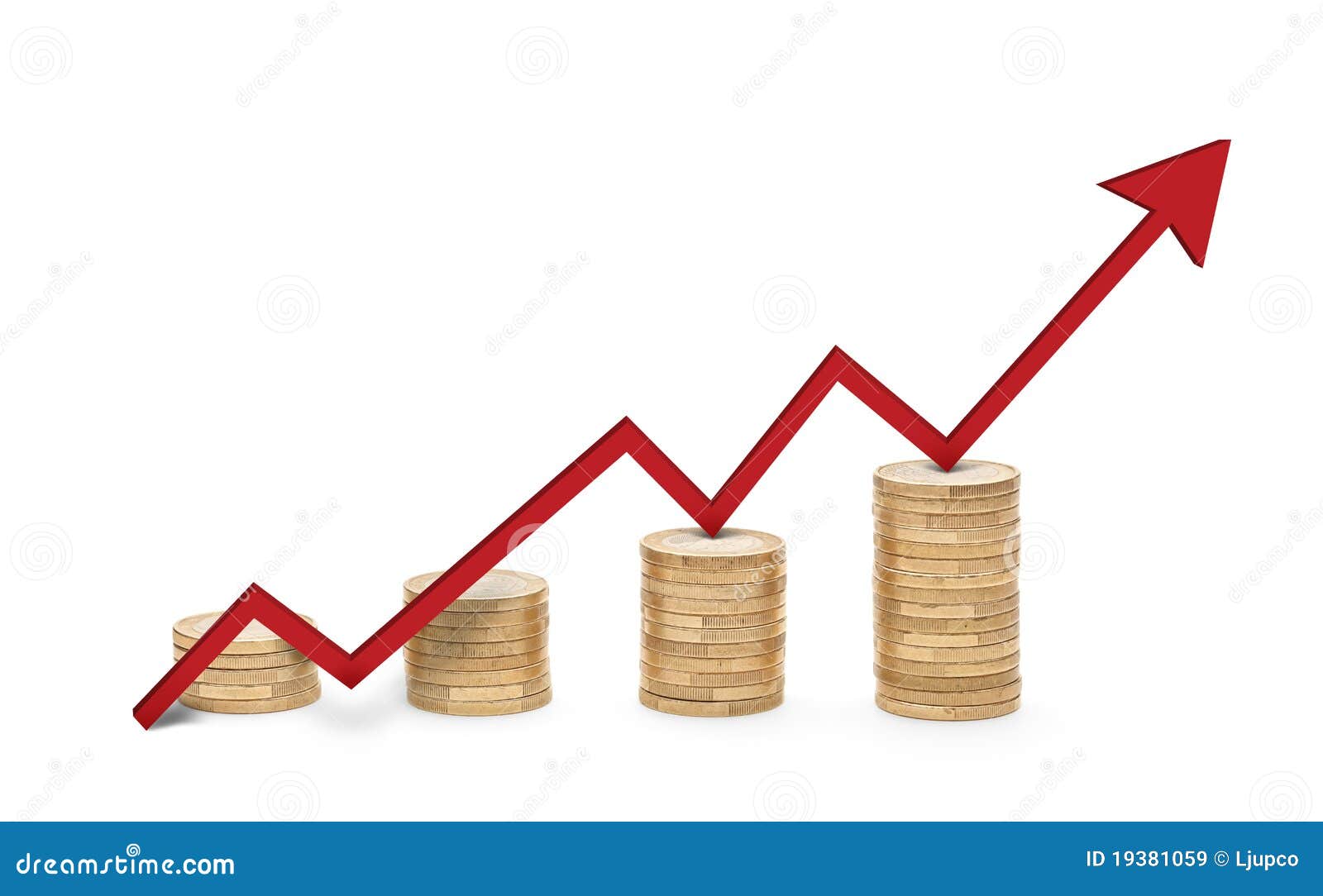 Financial success stock illustration. Illustration of graph - 19381059