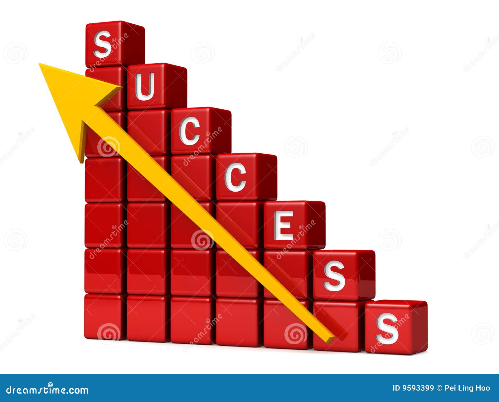 Financial Success Chart Concept Stock Illustration - Illustration of ...