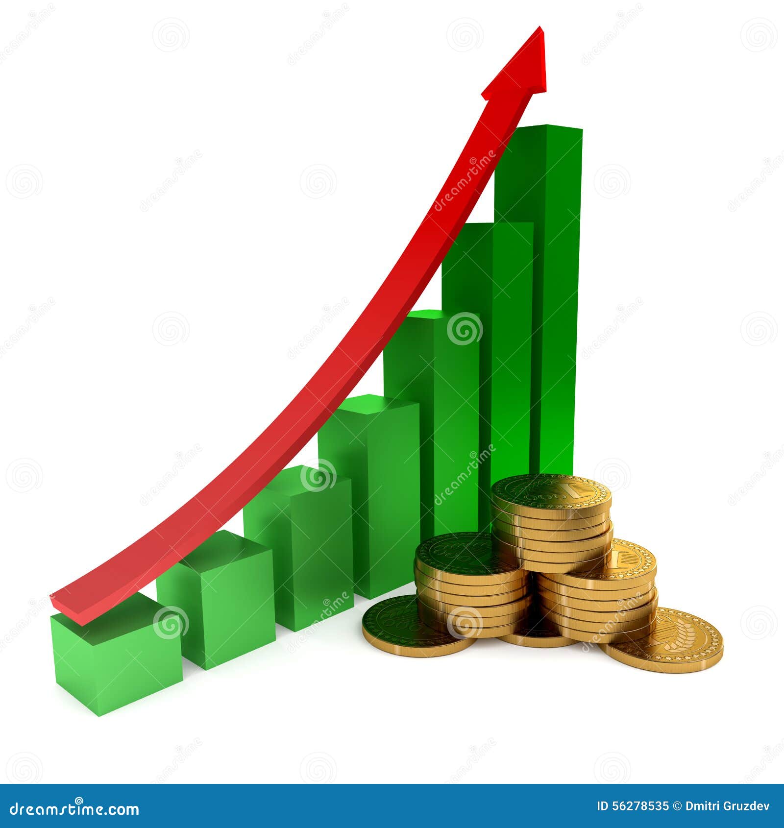 Financial success concept stock illustration. Illustration of marketing ...