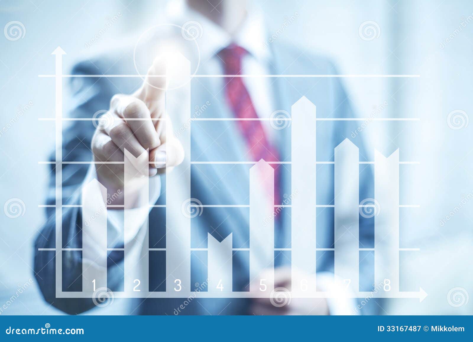 Financial success concept stock illustration. Illustration of ...