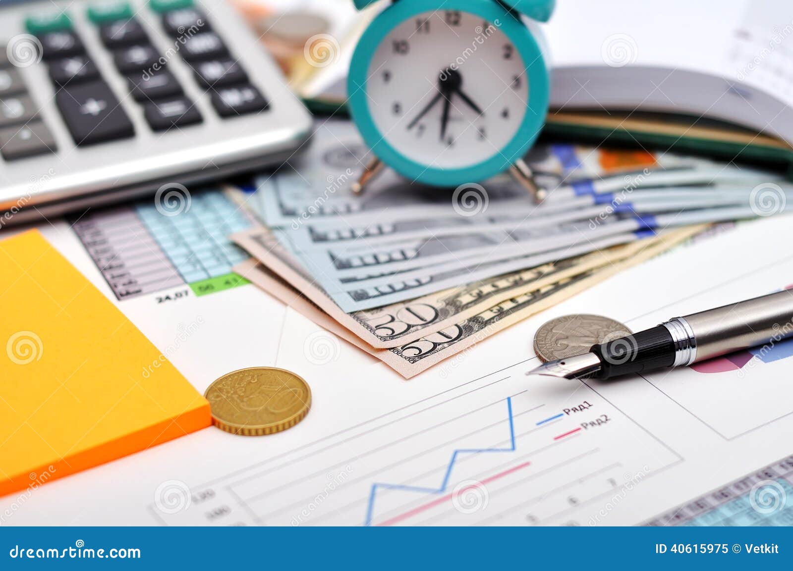 Financial table stock image. Image of money, earning - 40615975