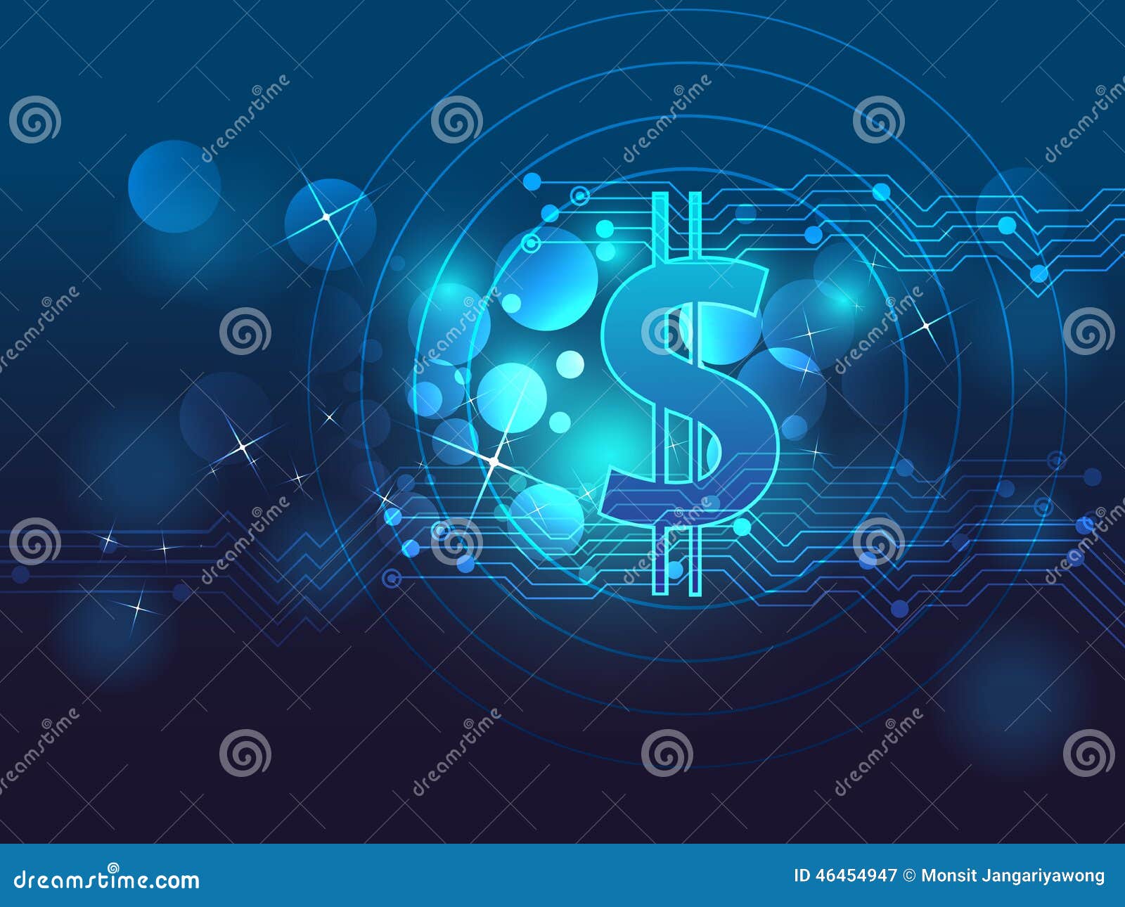 Financial and Technology Background Stock Vector - Illustration of ...