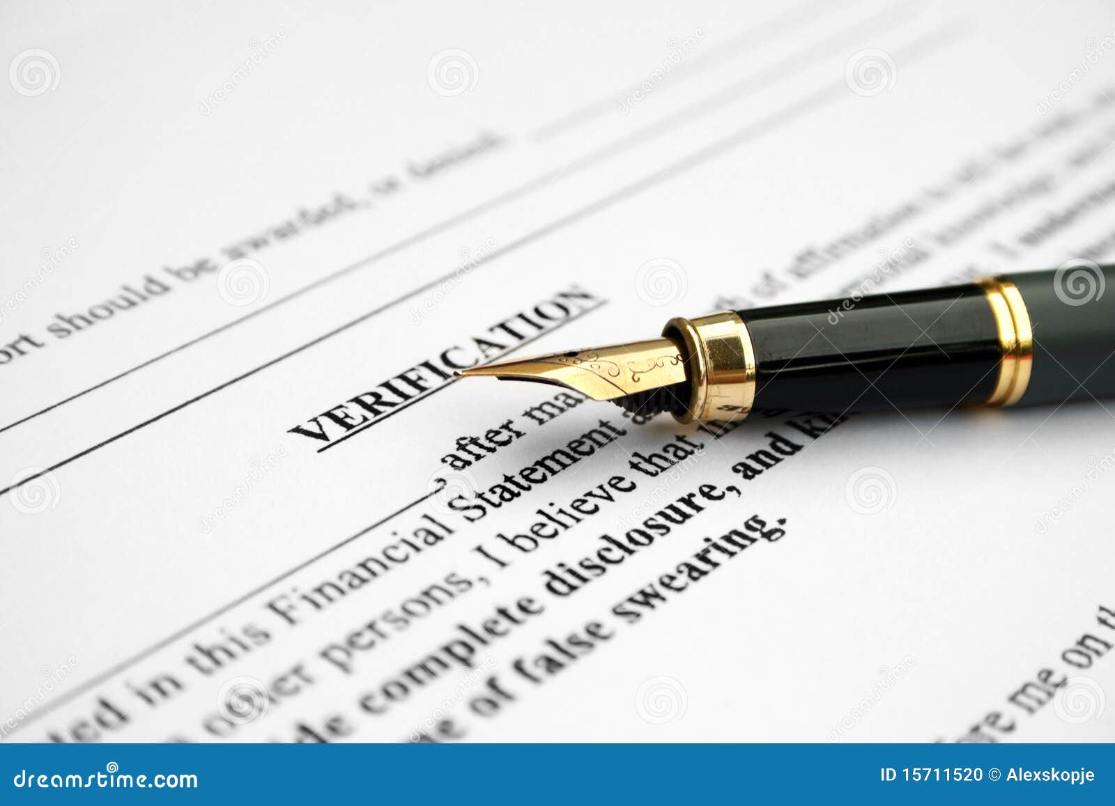 Financial verification stock photo. Image of business - 15711520