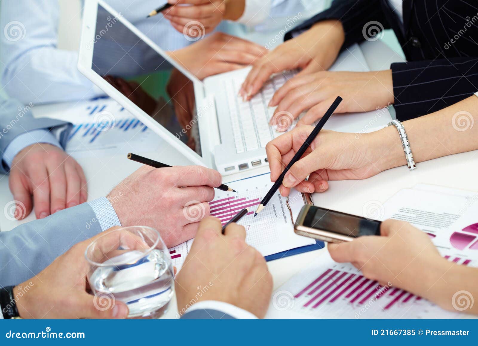 Financial work stock image. Image of career, explaining - 21667385