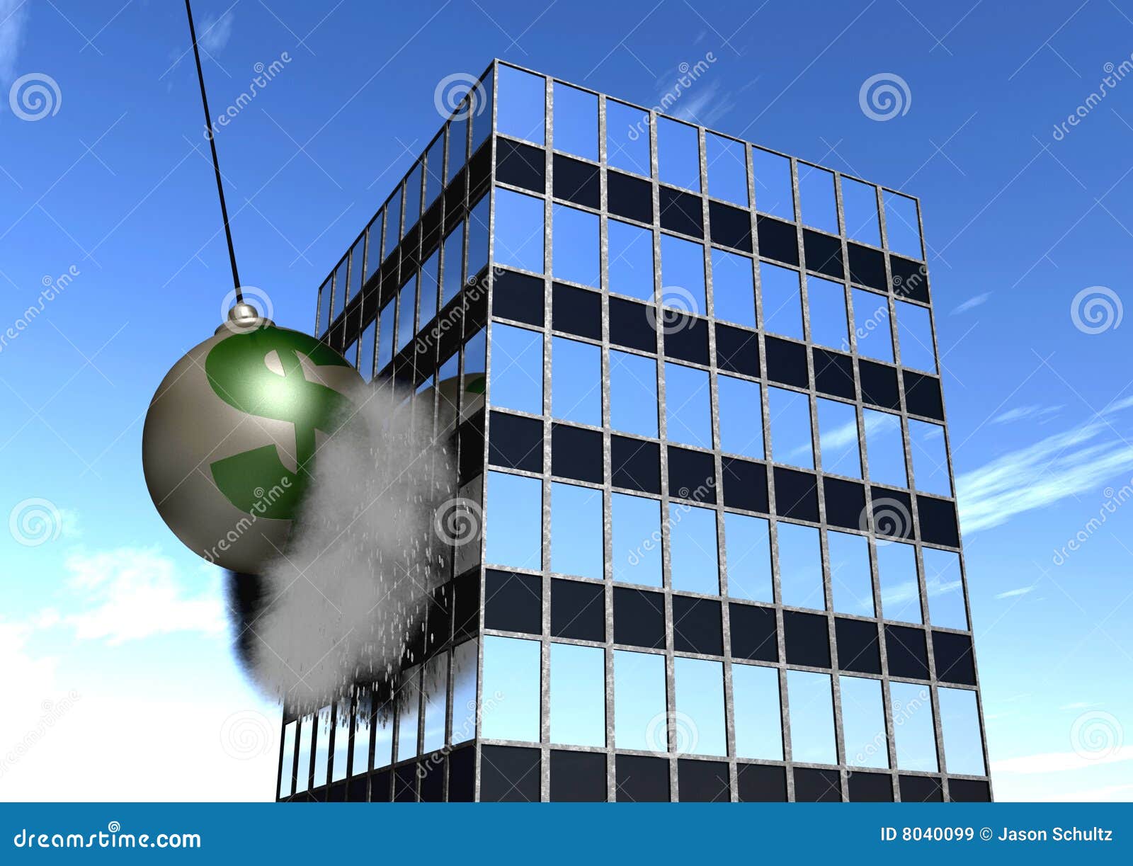 Wrecking Ball Icon. Destroy Demolish Demolition Heavy Round Metal Chain ...