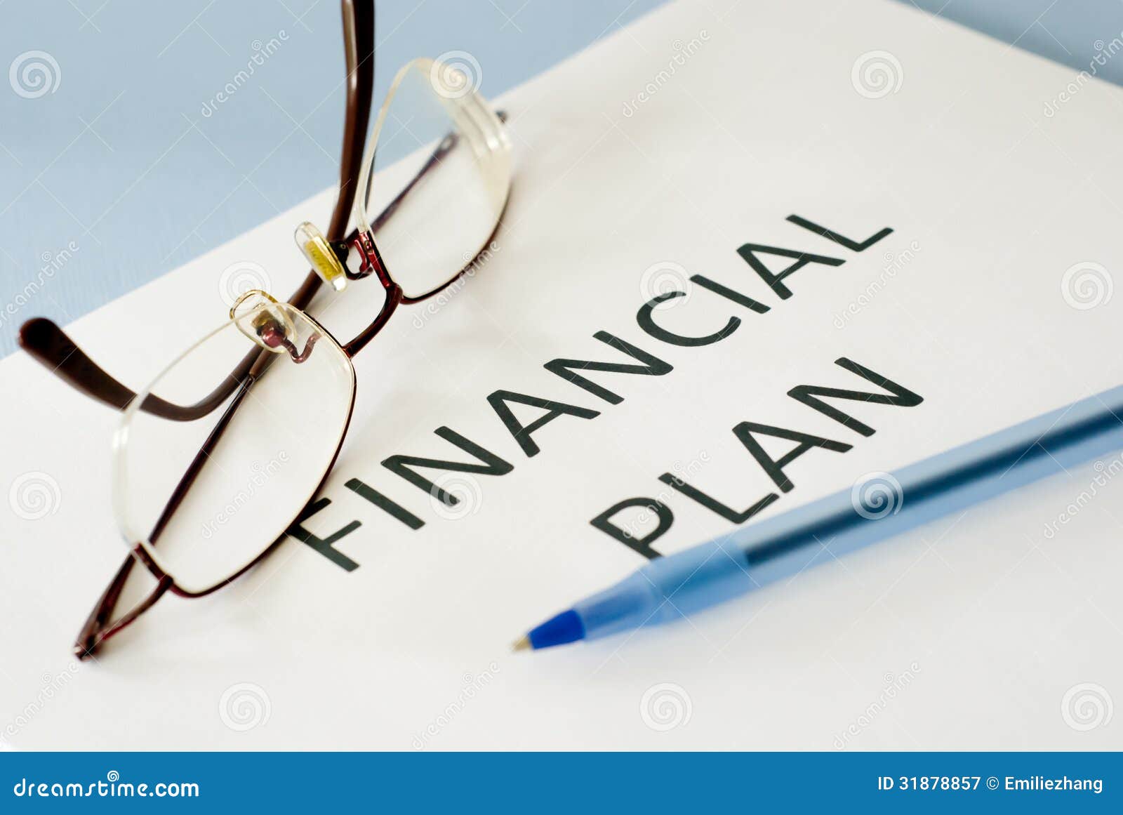 Financieel plan stock afbeelding. Image of geld, financieel - 31878857