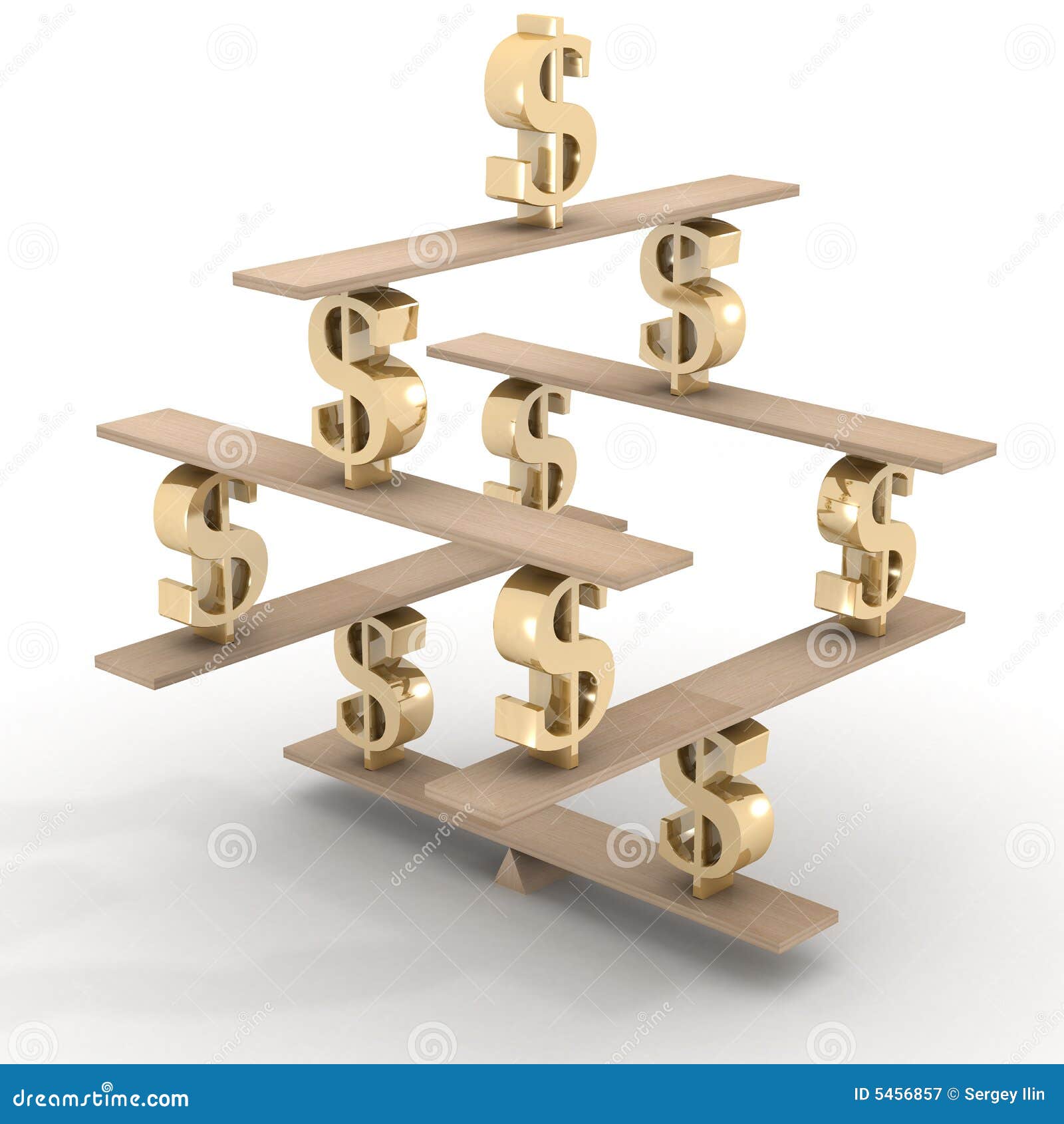 Financieel Saldo. Stabiel Evenwicht. Stock Illustratie - Illustratie ...