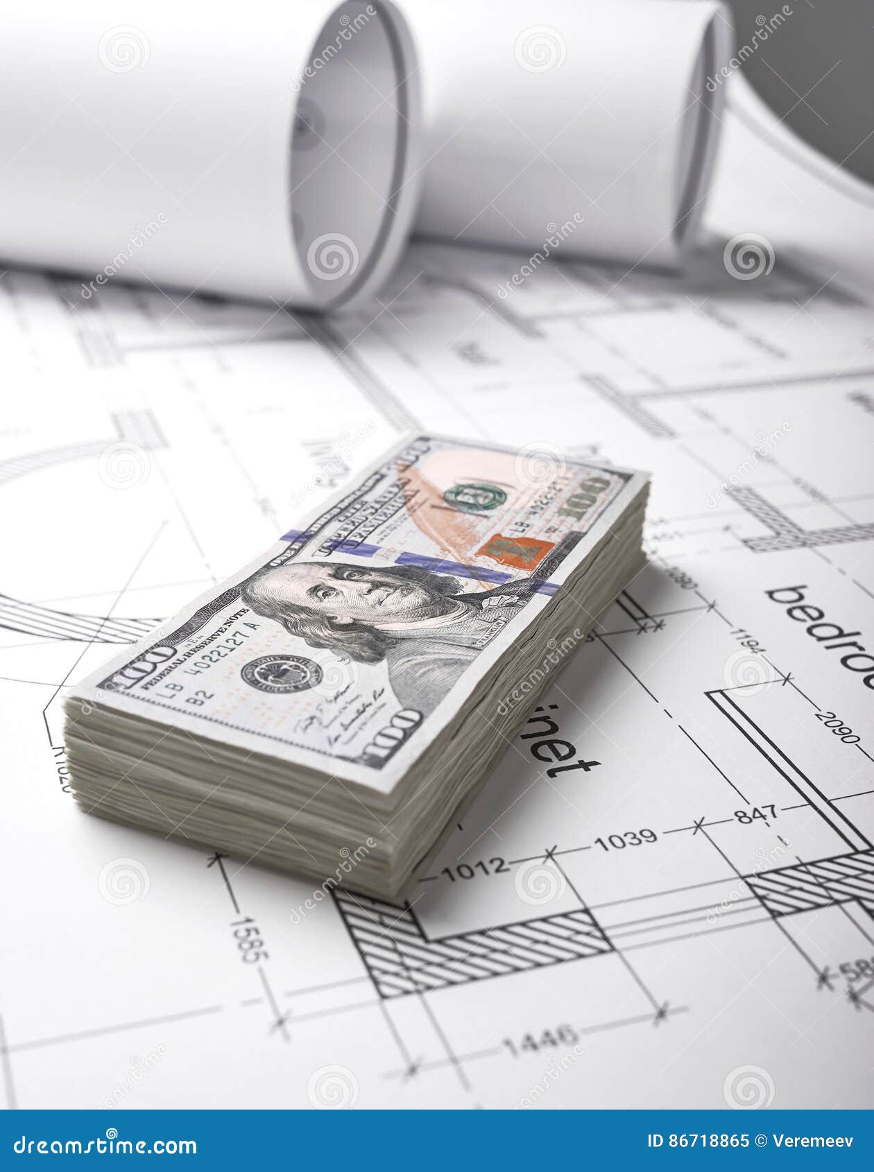 Financing of construction stock image. Image of room - 86718865