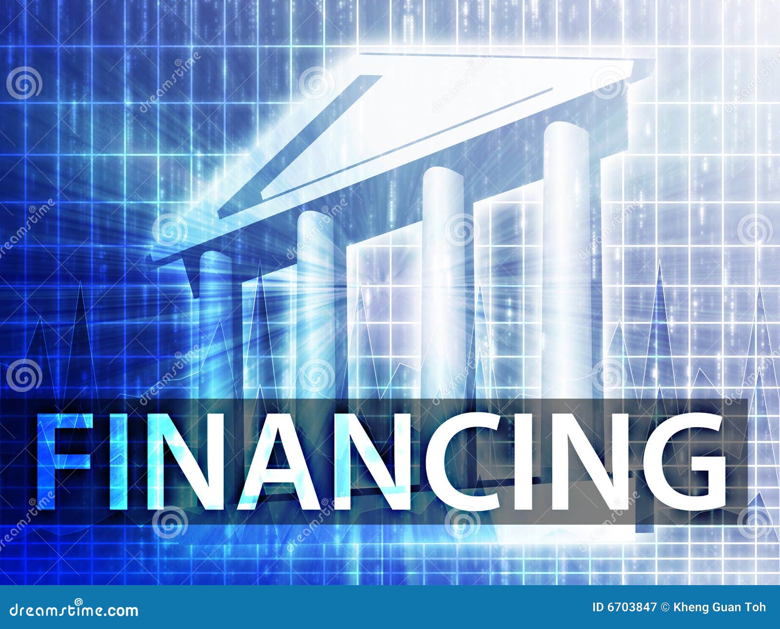 Financing illustration stock illustration. Illustration of data - 6703847