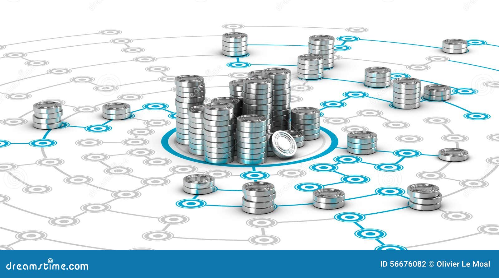 Finanzas Colaborativas, Crowdfunding Stock de ilustración - Ilustración ...