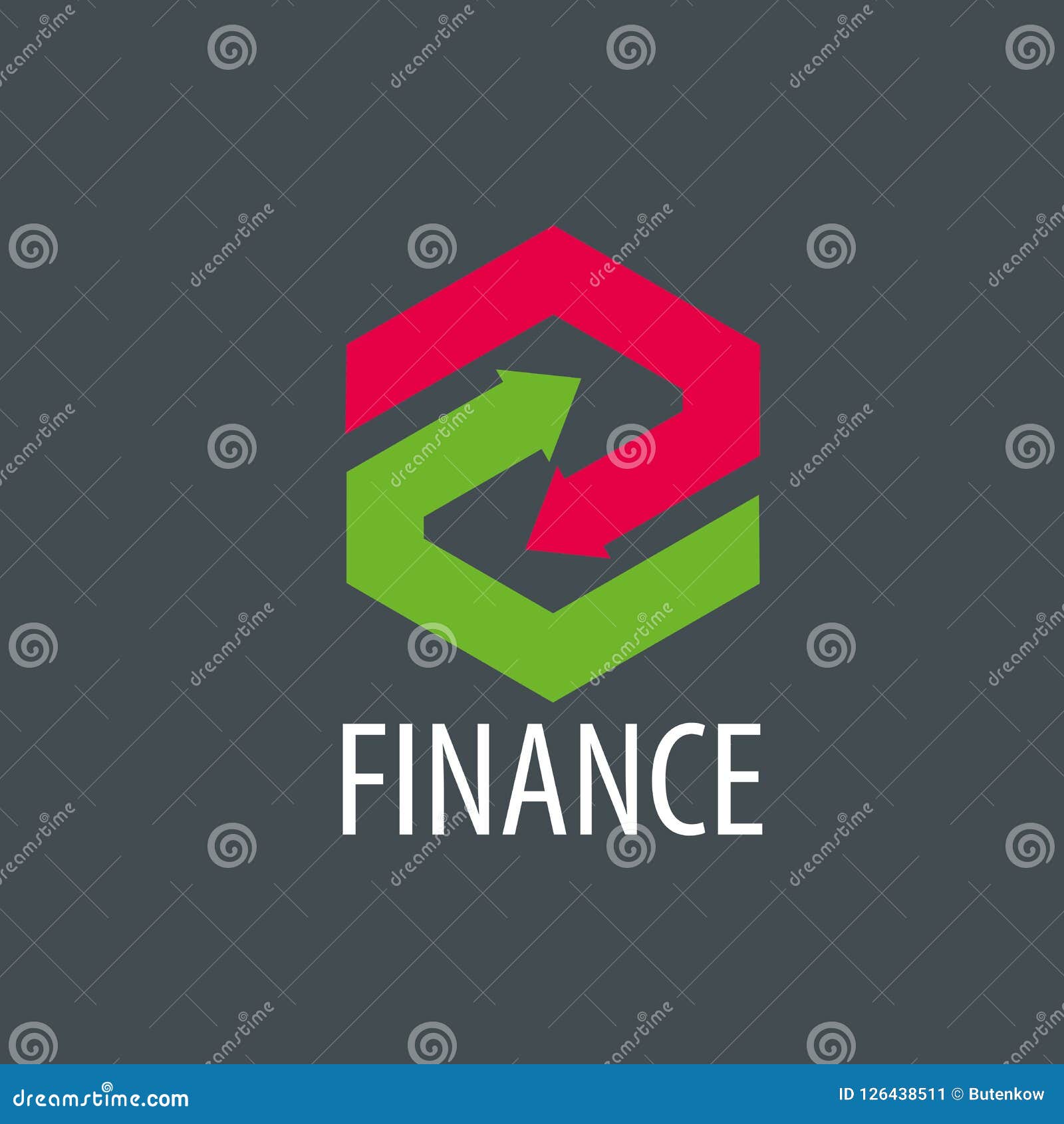 Finanzas Del Logotipo Del Vector Ilustración del Vector - Ilustración ...