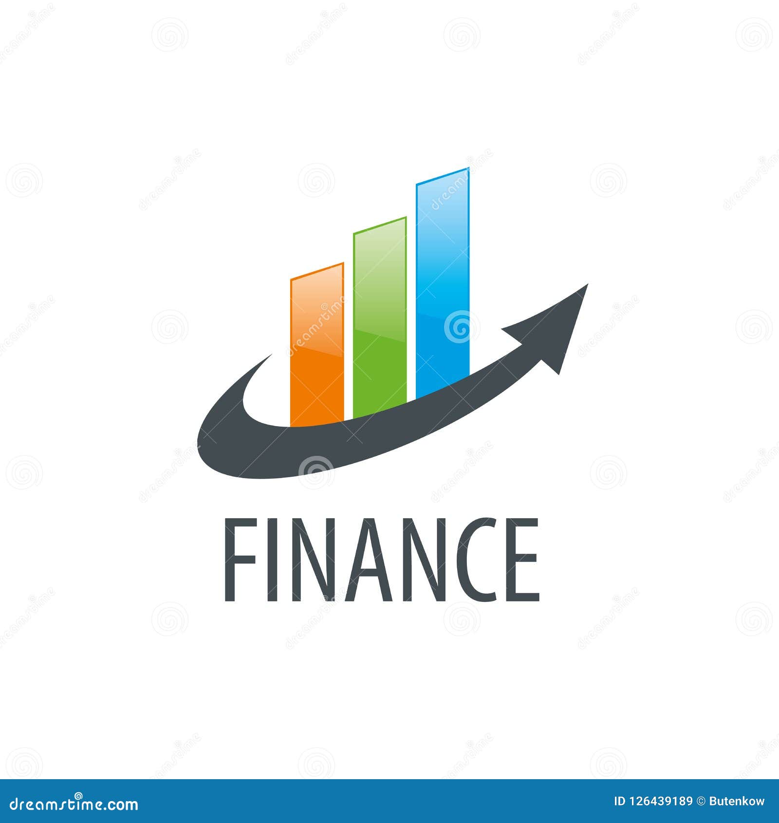 Finanzas Del Logotipo Del Vector Ilustración del Vector - Ilustración ...