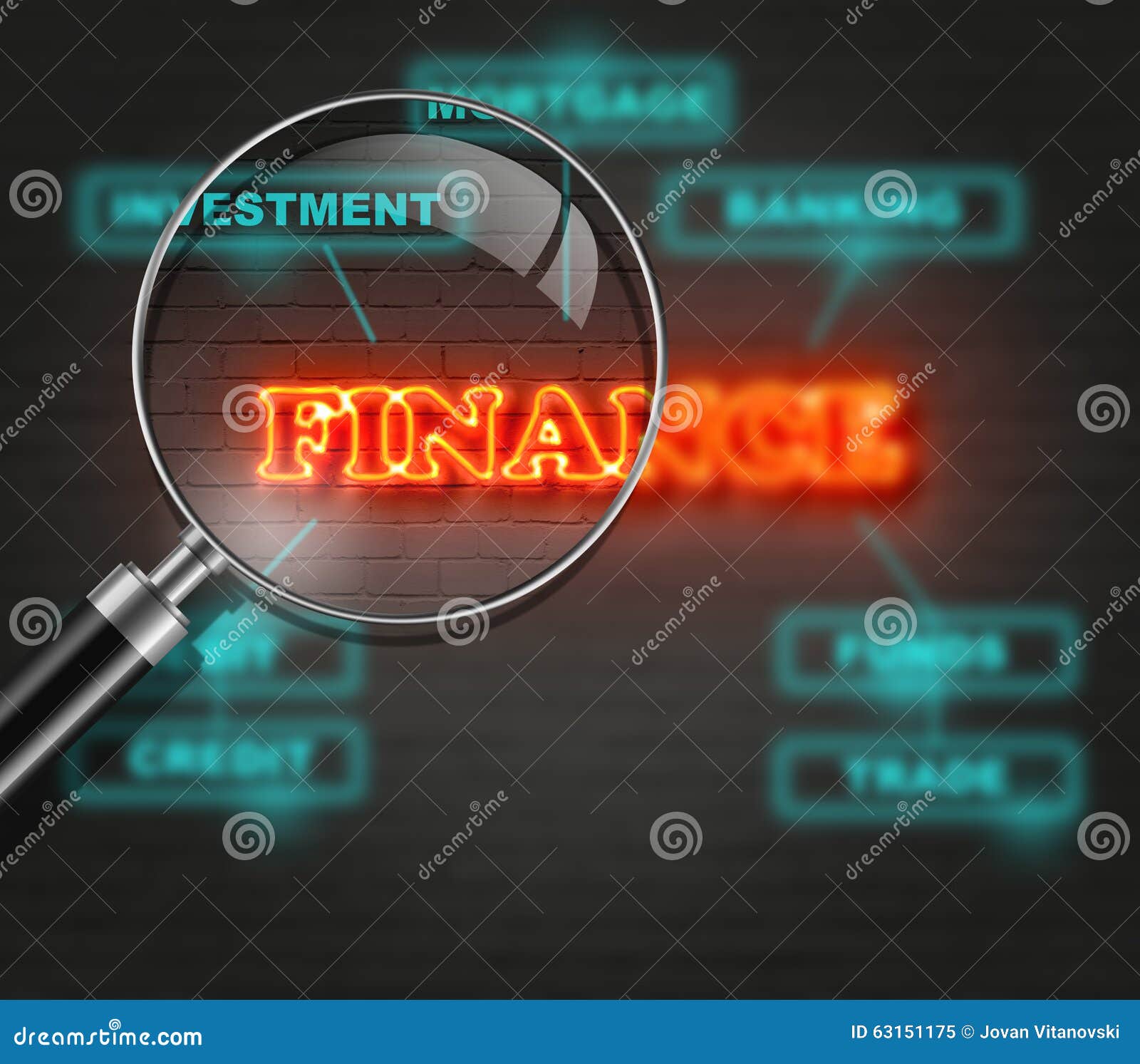 Finanzierung stock abbildung. Illustration von planen - 63151175